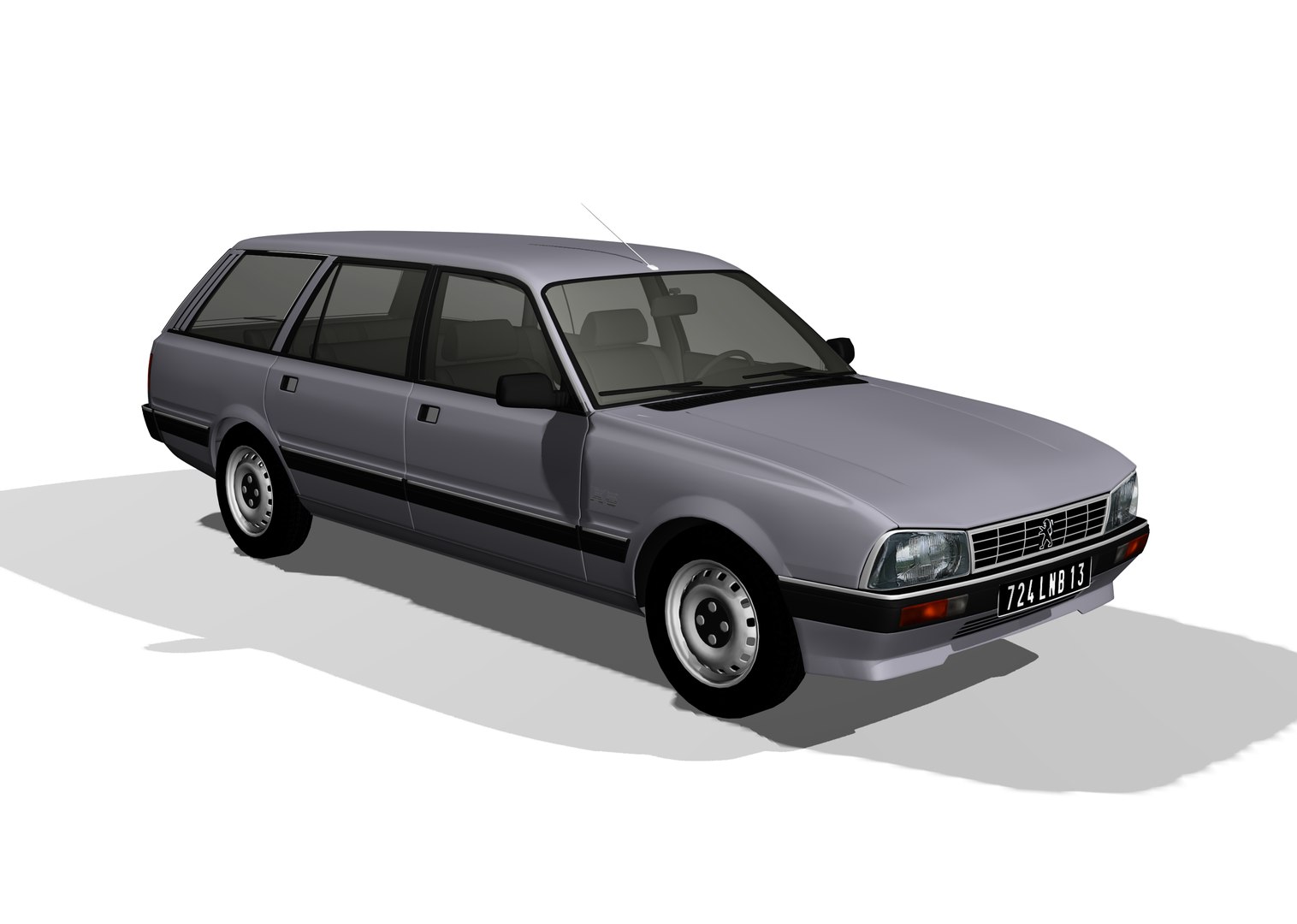 3D Peugeot 505 Break - TurboSquid 2020009