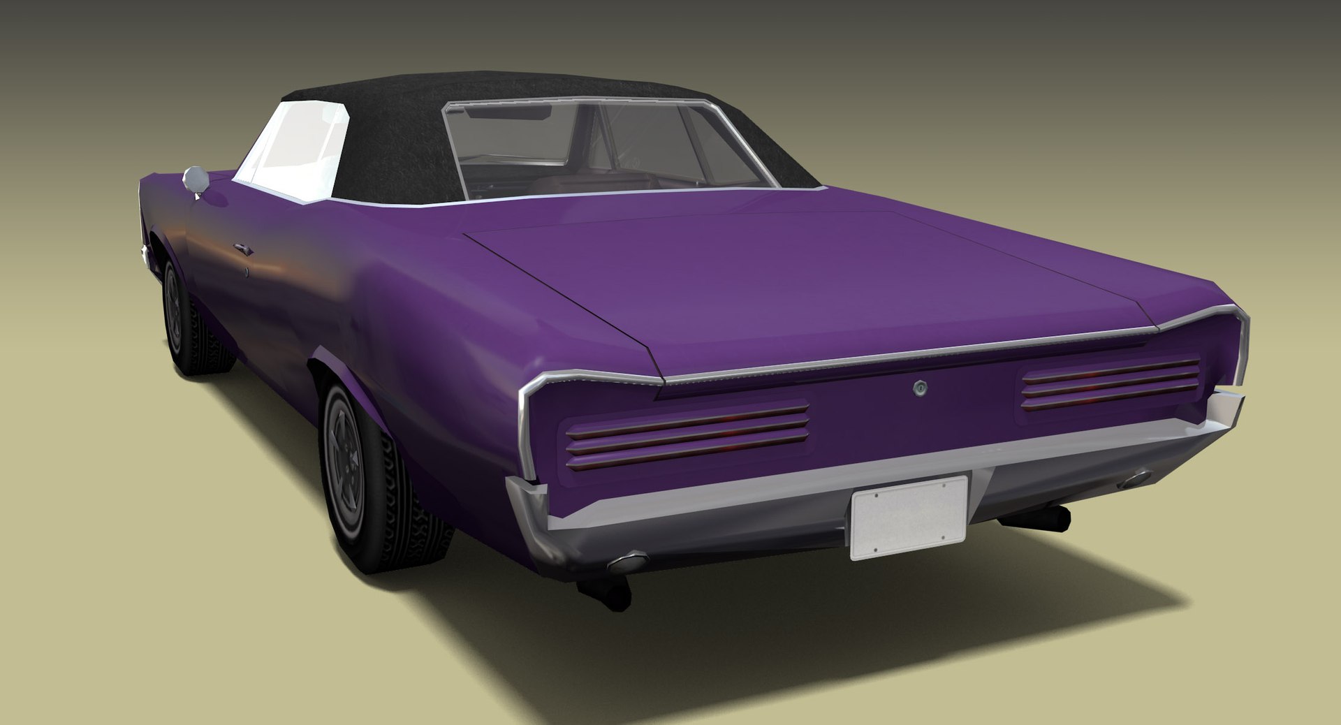 Muscle Car 3D Model - TurboSquid 1367038