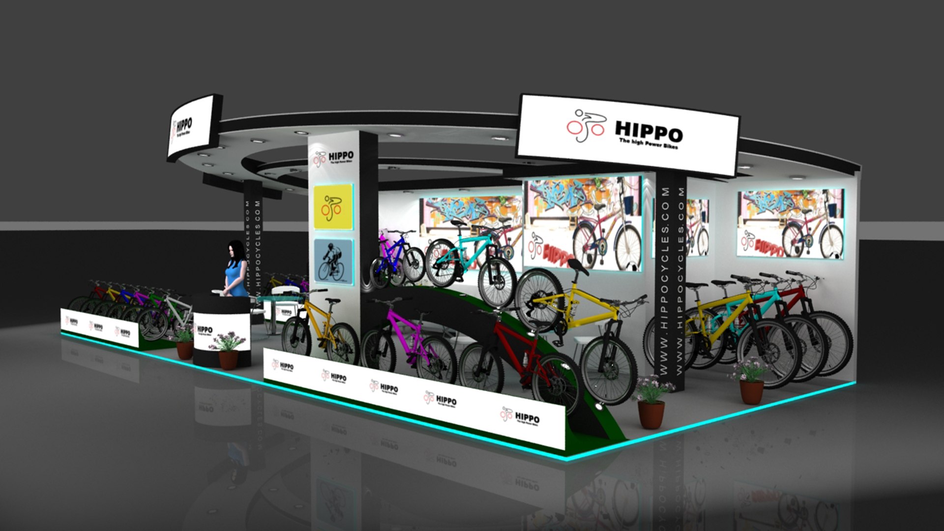 3 Side Open Stand 3D Model - TurboSquid 1988745