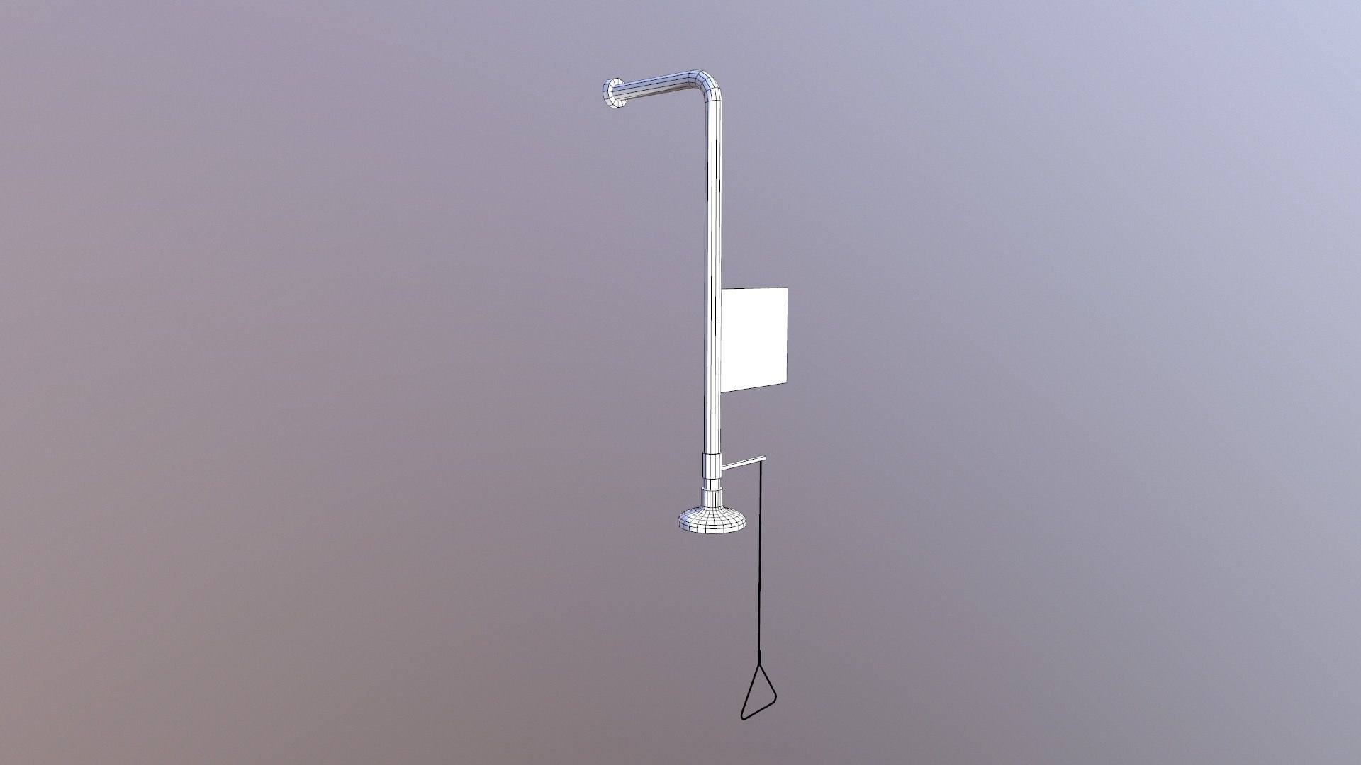 3D Emergency Shower Model - TurboSquid 2291835