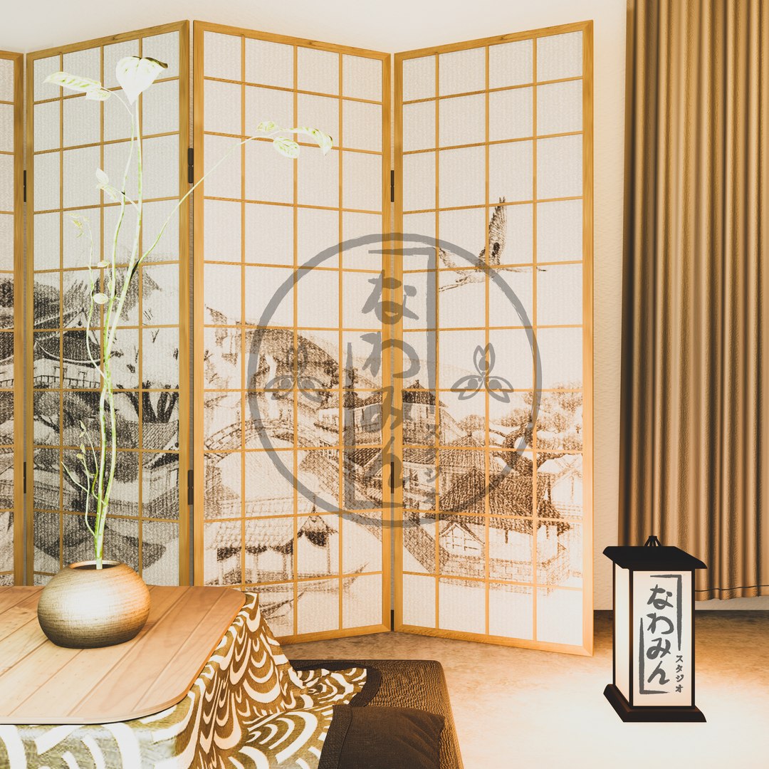 3D Partition Japanese - TurboSquid 1586130