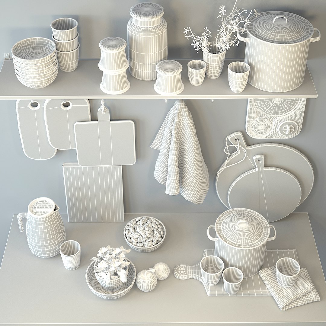Kitchen Model - TurboSquid 1156585