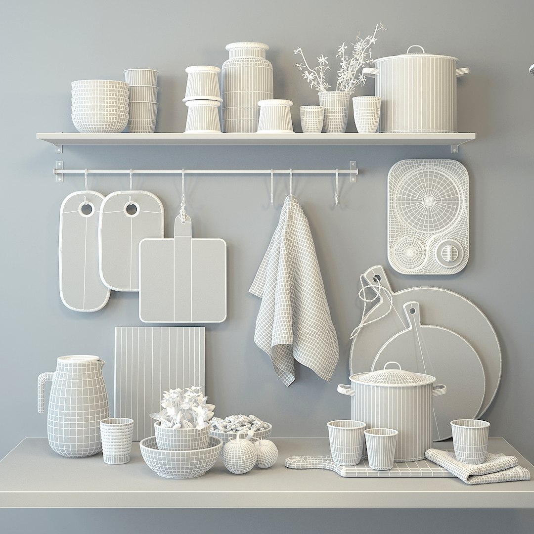 Kitchen Model - TurboSquid 1156585