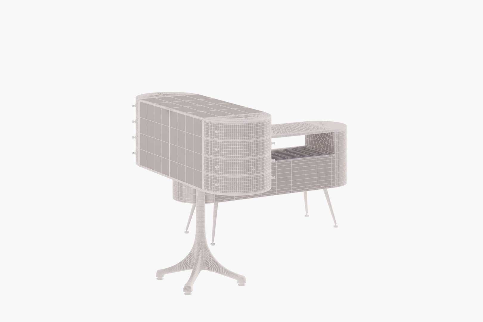 Funky Tables Sixties 3D Model - TurboSquid 2201515