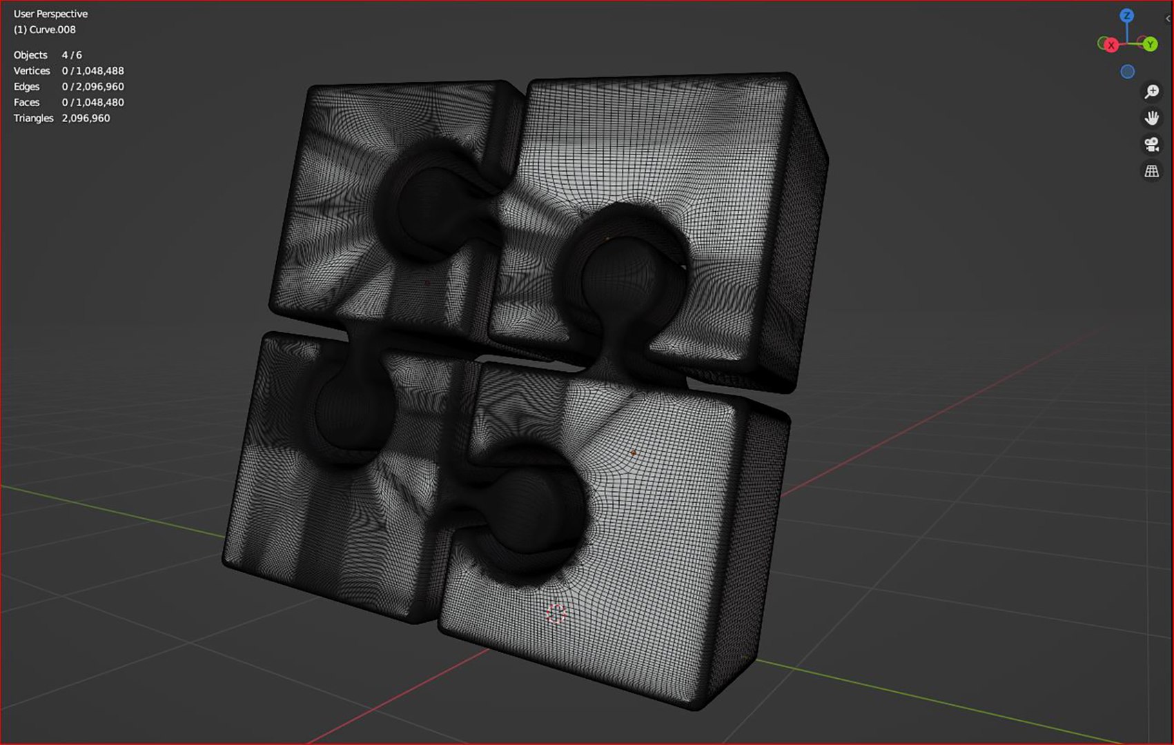 3D Jigsaw - TurboSquid 2013960