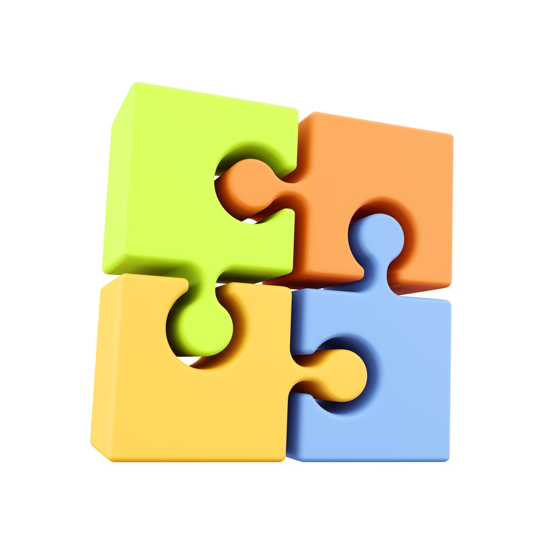 3D Jigsaw - TurboSquid 2013960