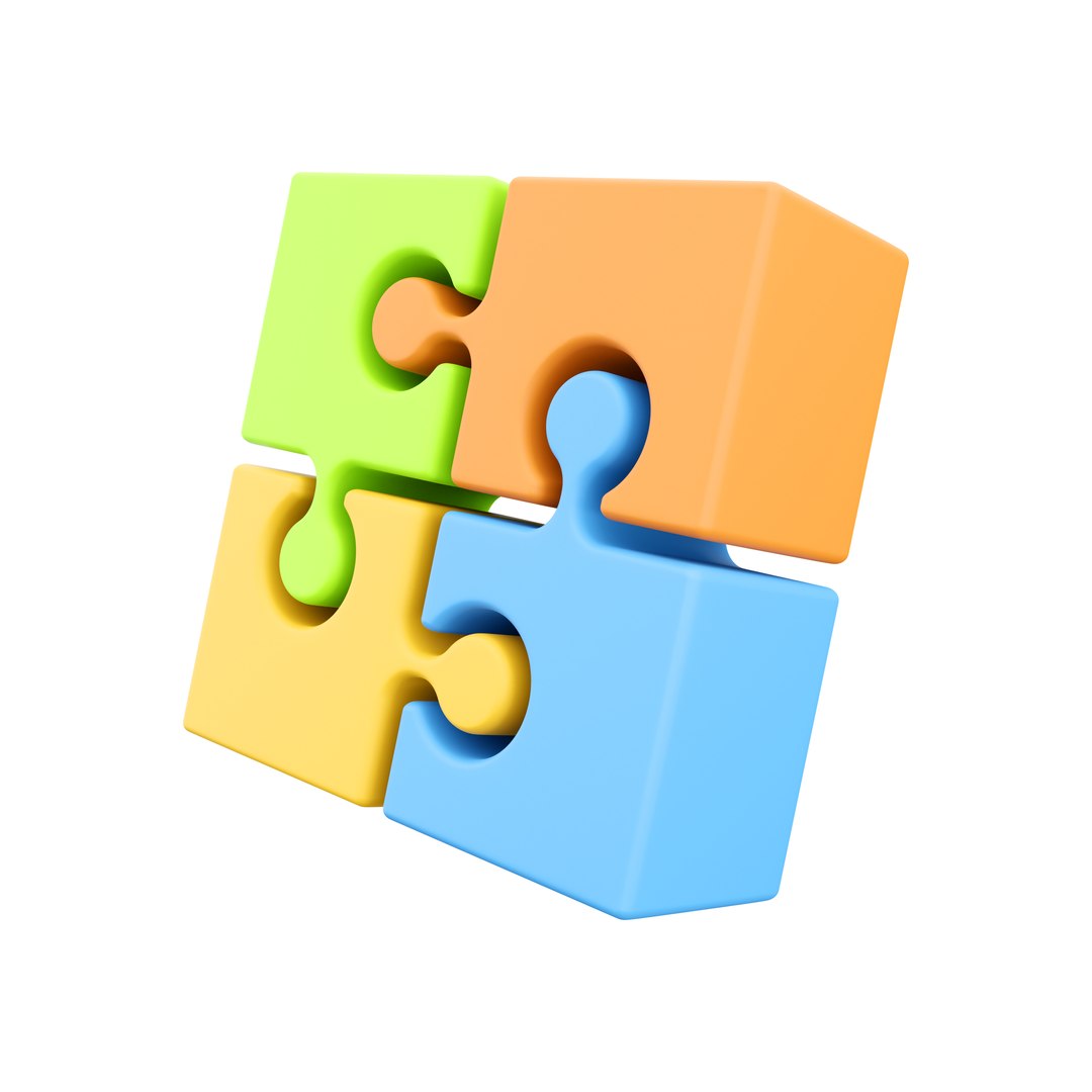 3D Jigsaw - TurboSquid 2013960