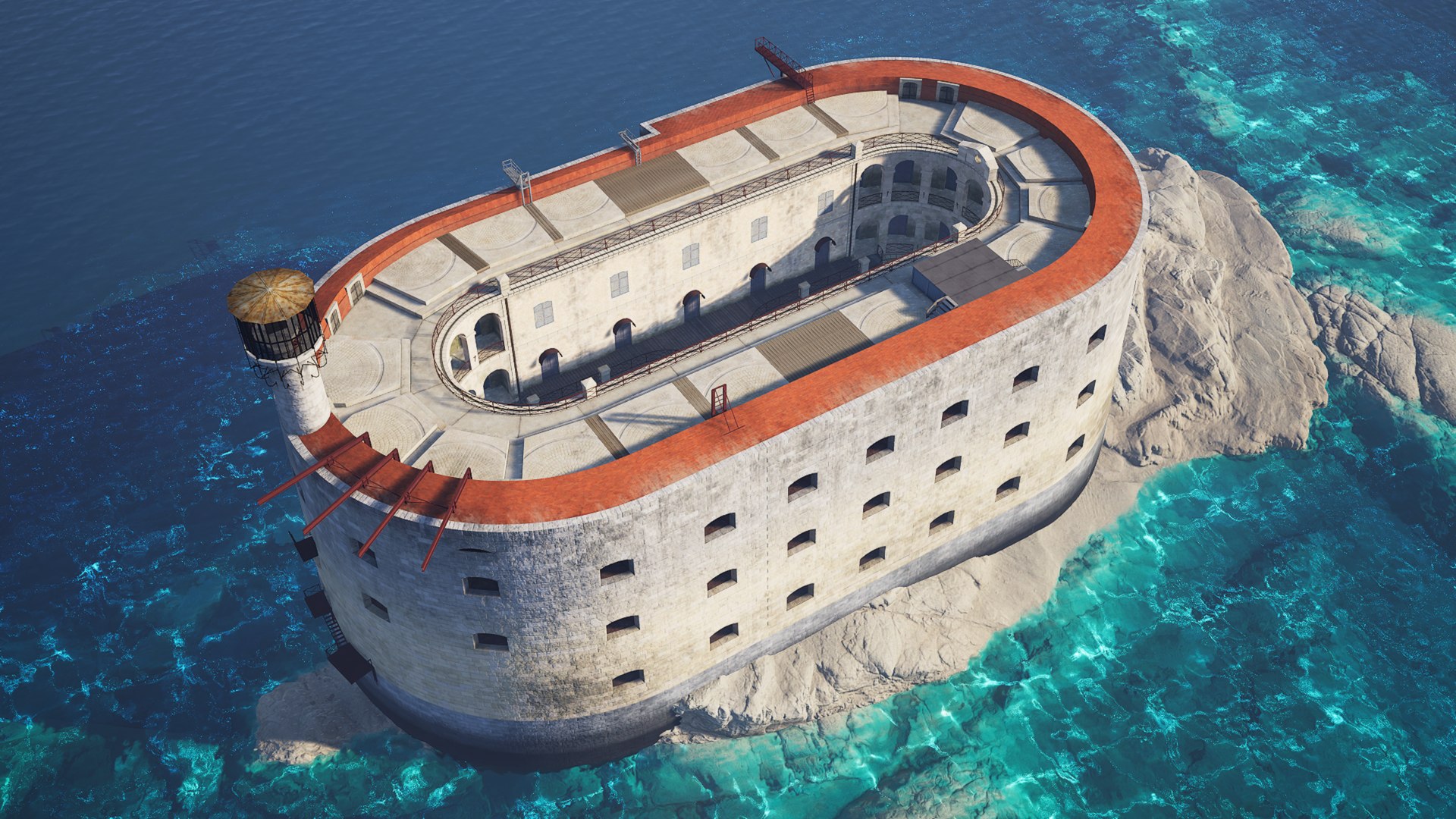 Fort Boyard 3D - TurboSquid 2099162