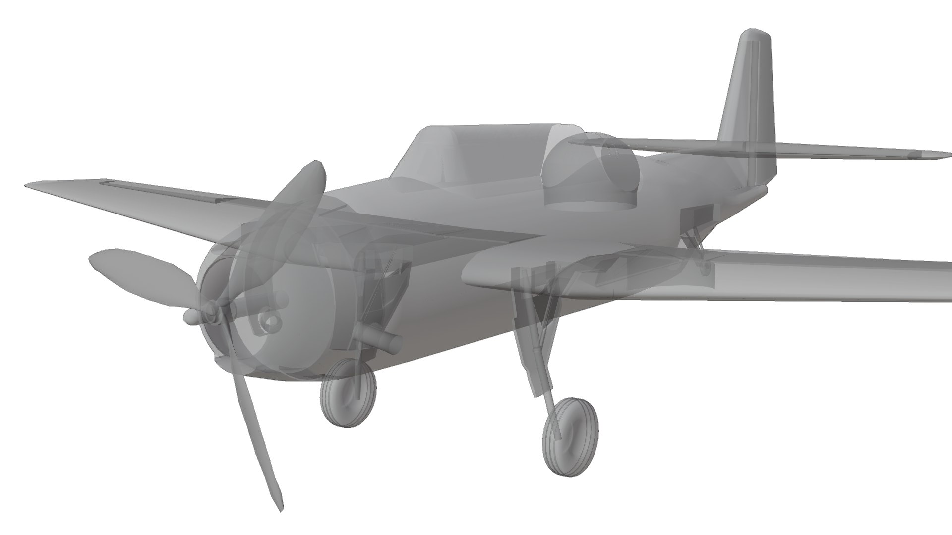 Grumman TBF Avenger 3D Model - TurboSquid 2327403