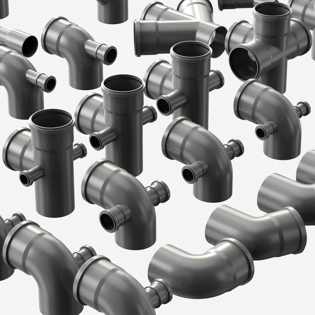 Sewer fittings Big n2 3D model - TurboSquid 1982264