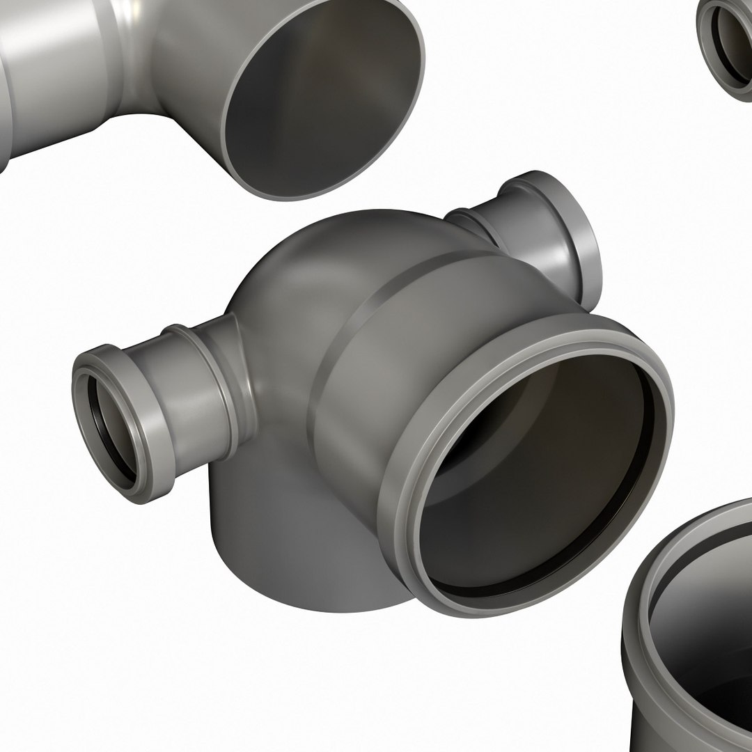 Sewer fittings Big n2 3D model - TurboSquid 1982264