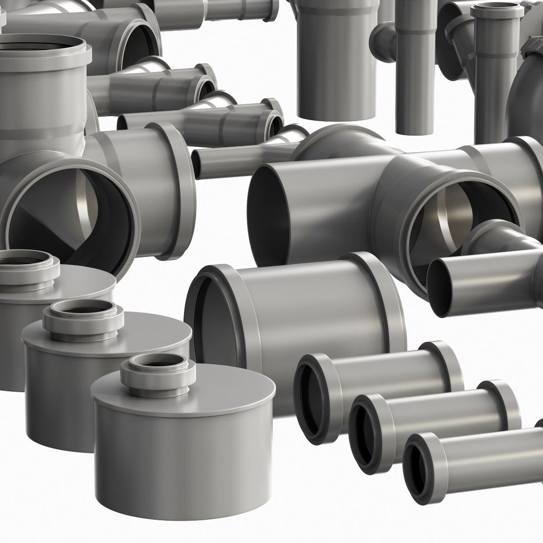 Sewer fittings Big n2 3D model - TurboSquid 1982264