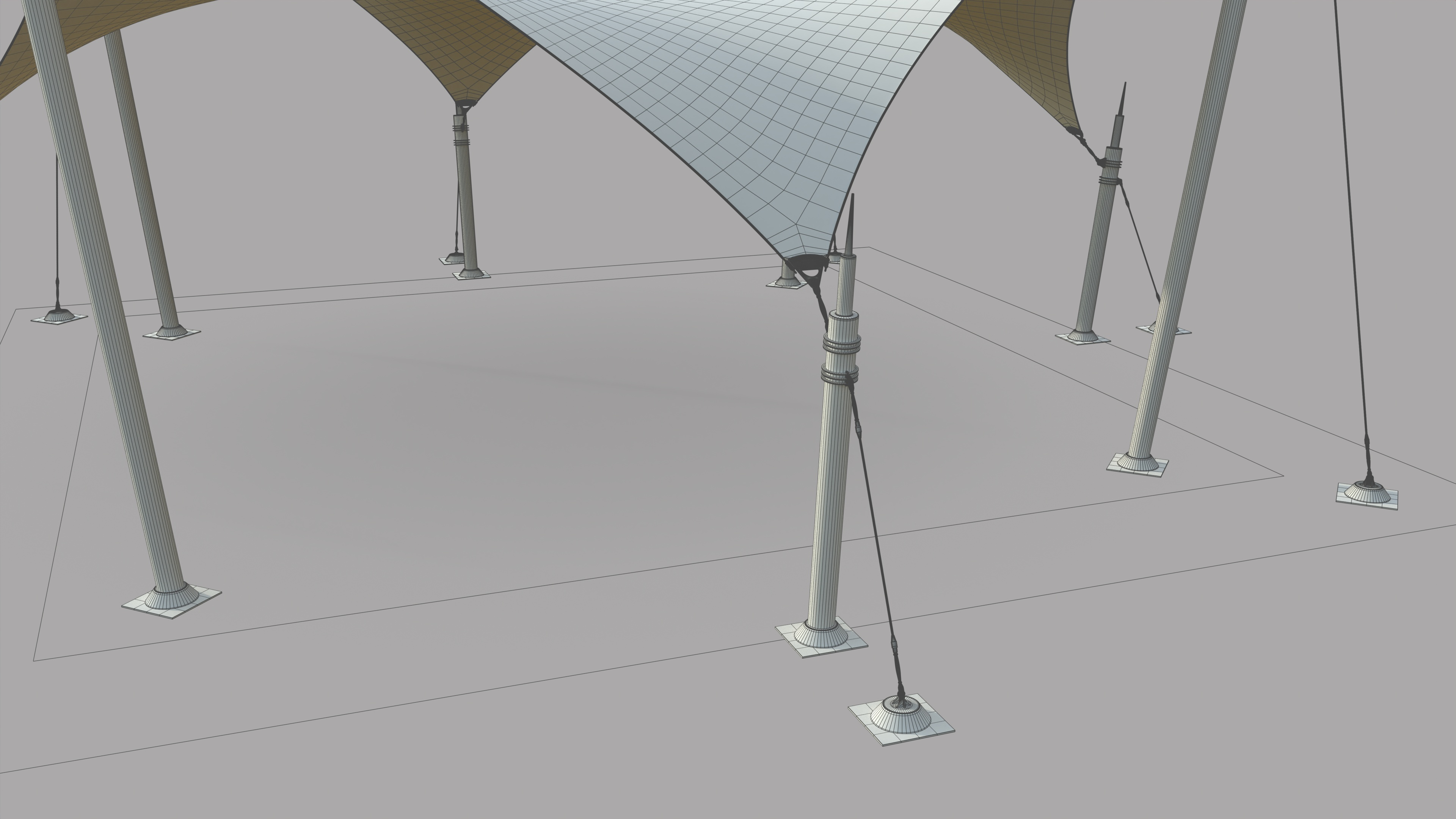 modelo 3d Tienda de estructura extensible - TurboSquid 2257960