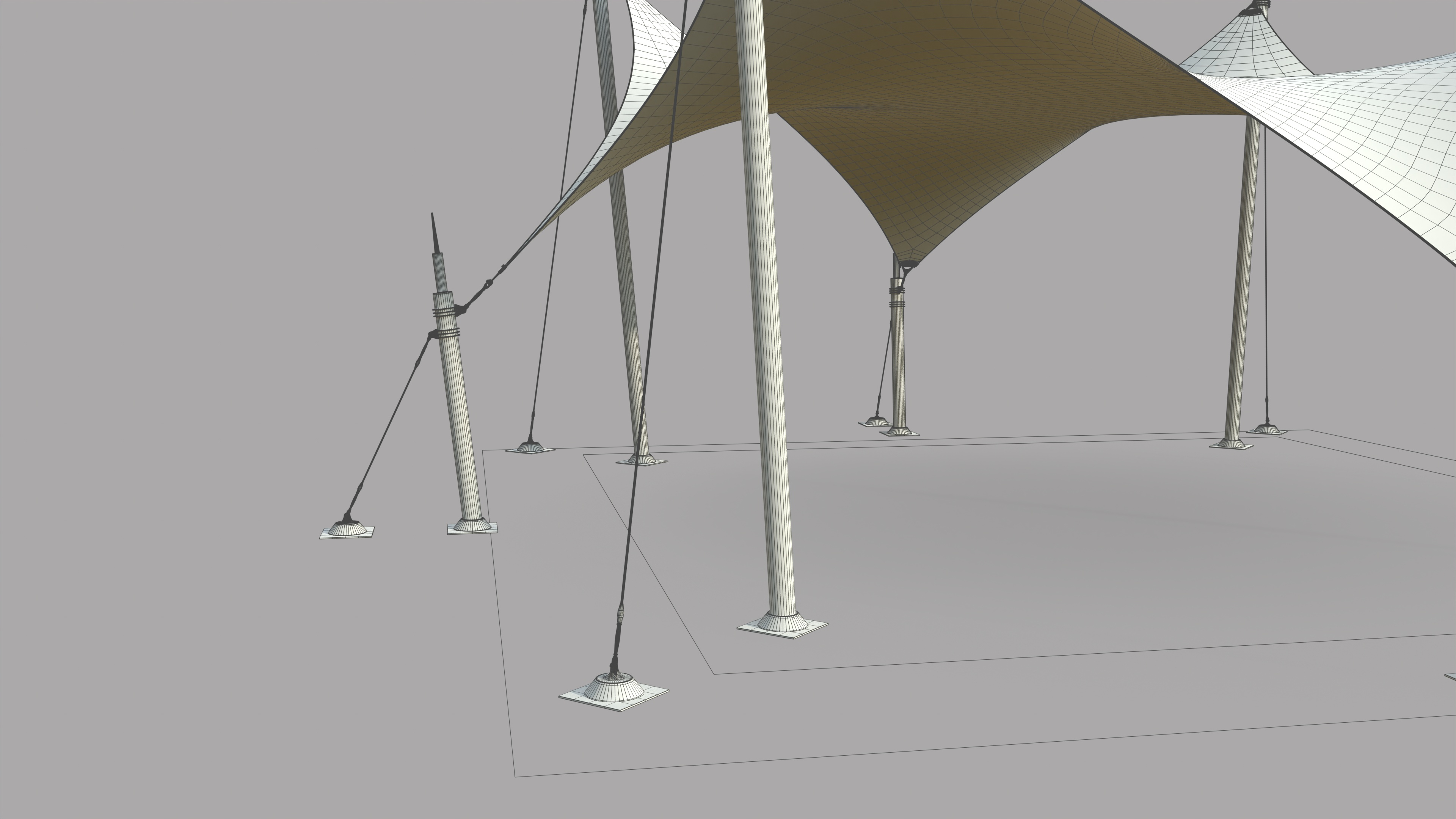 modelo 3d Tienda de estructura extensible - TurboSquid 2257960