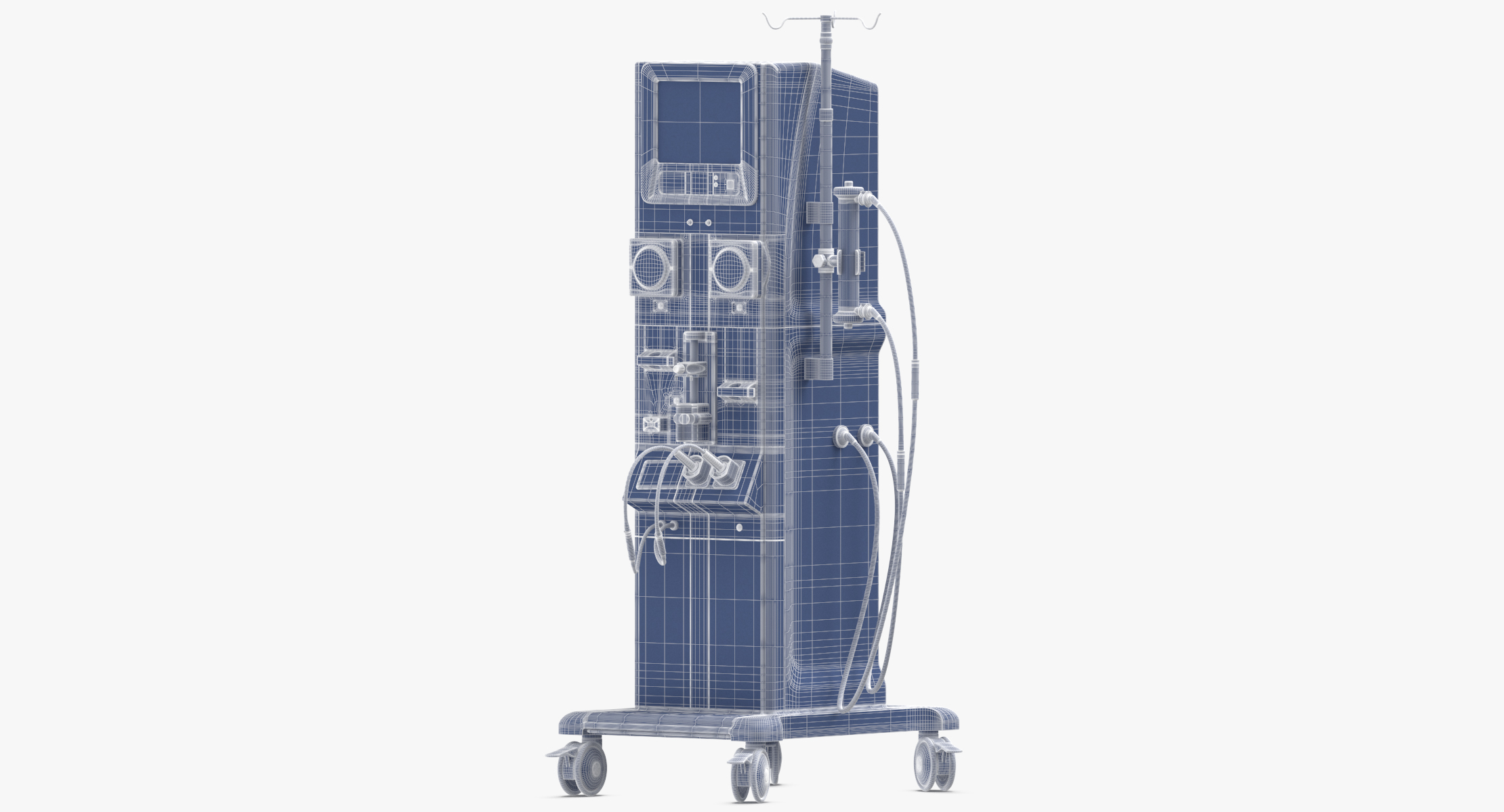 Dialysis machine 3D model - TurboSquid 1334709