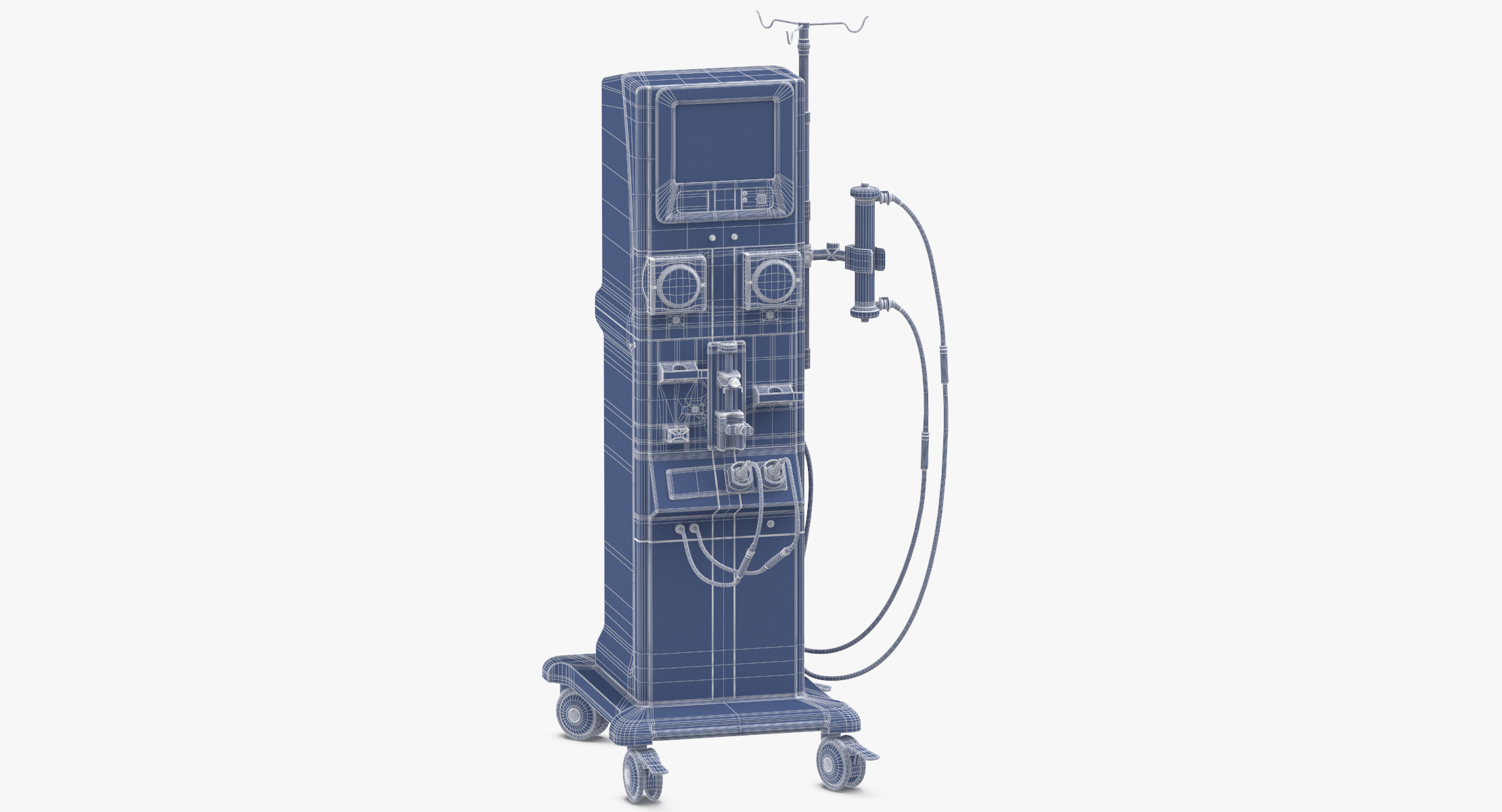 Dialysis machine 3D model - TurboSquid 1334709