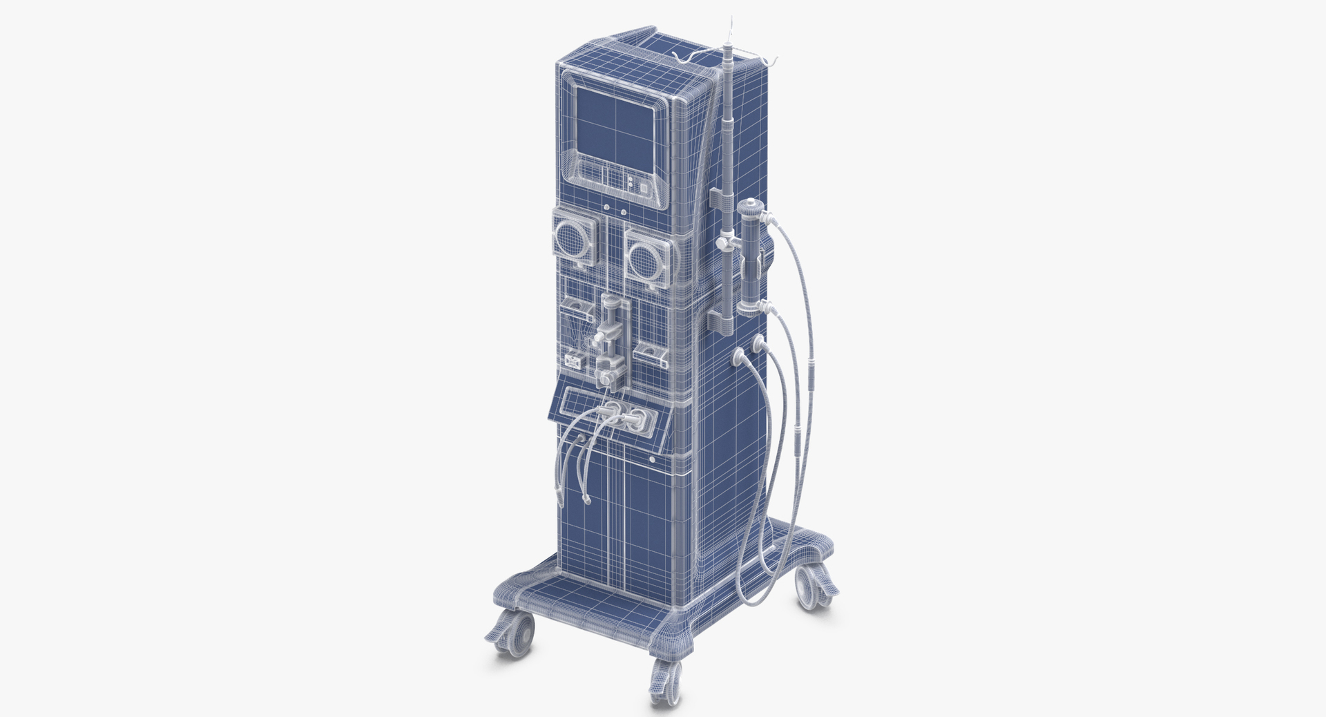 Dialysis machine 3D model - TurboSquid 1334709