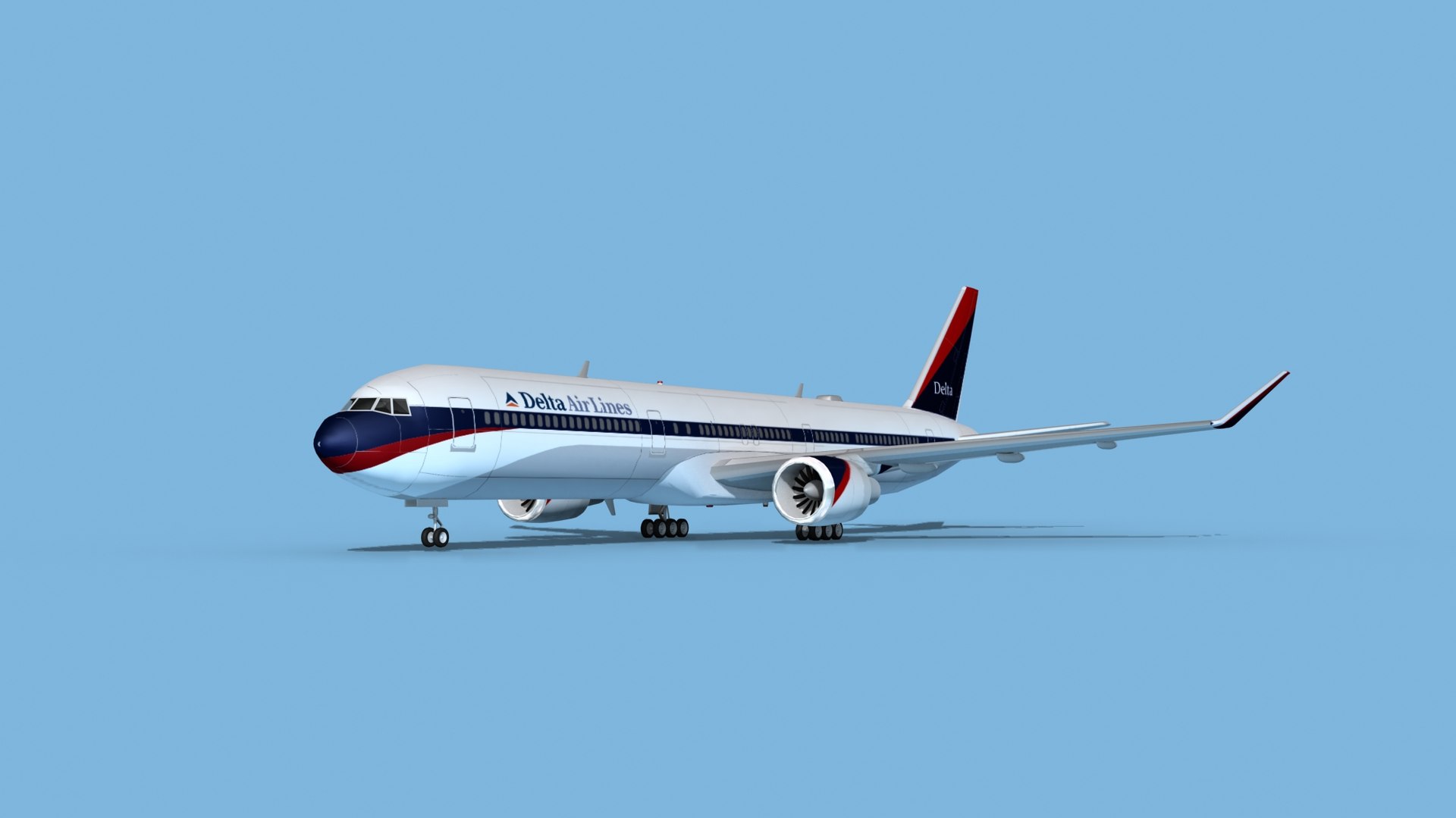 Boeing 767-400 Delta 2 3D Model - TurboSquid 1912353