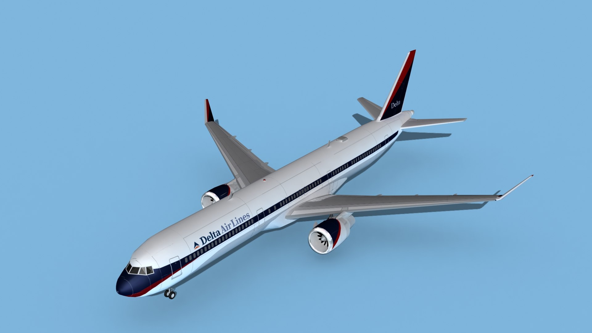 Boeing 767-400 Delta 2 3D Model - TurboSquid 1912353