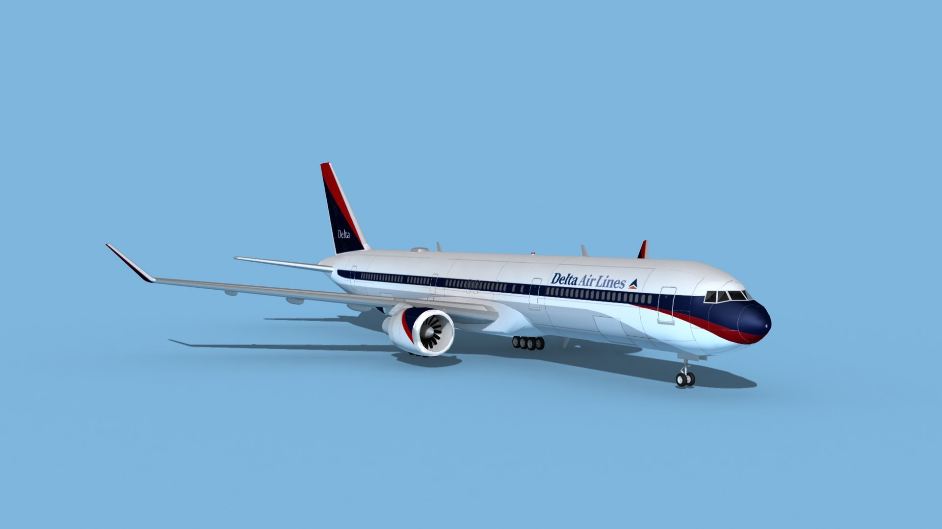 Boeing 767-400 Delta 2 3D Model - TurboSquid 1912353