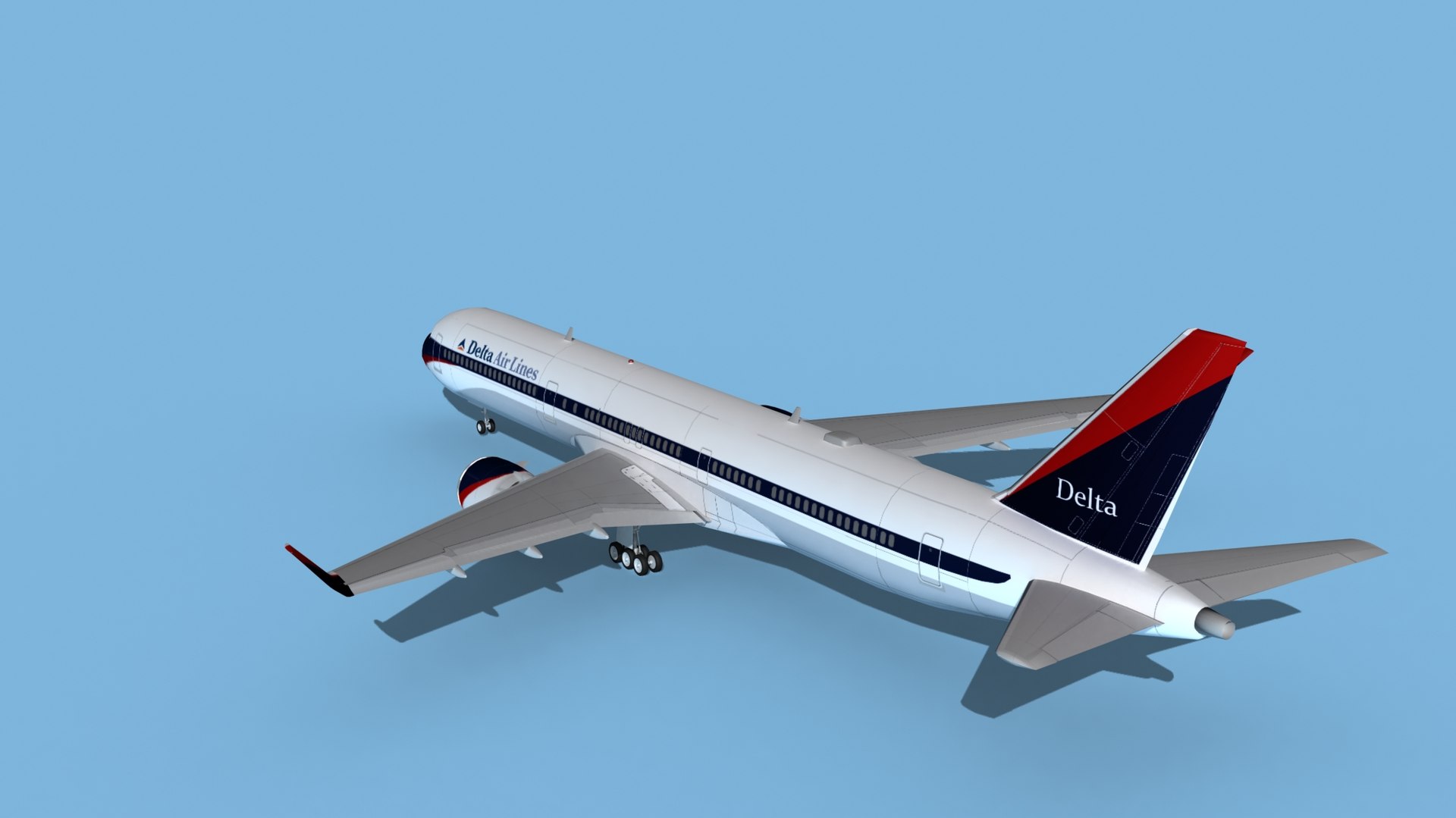 Boeing 767-400 Delta 2 3D Model - TurboSquid 1912353