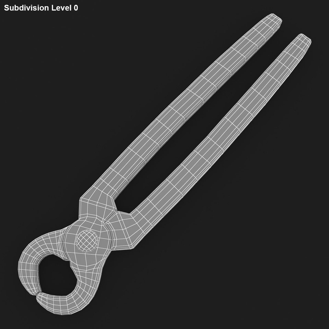 blacksmith tool 01 3d model