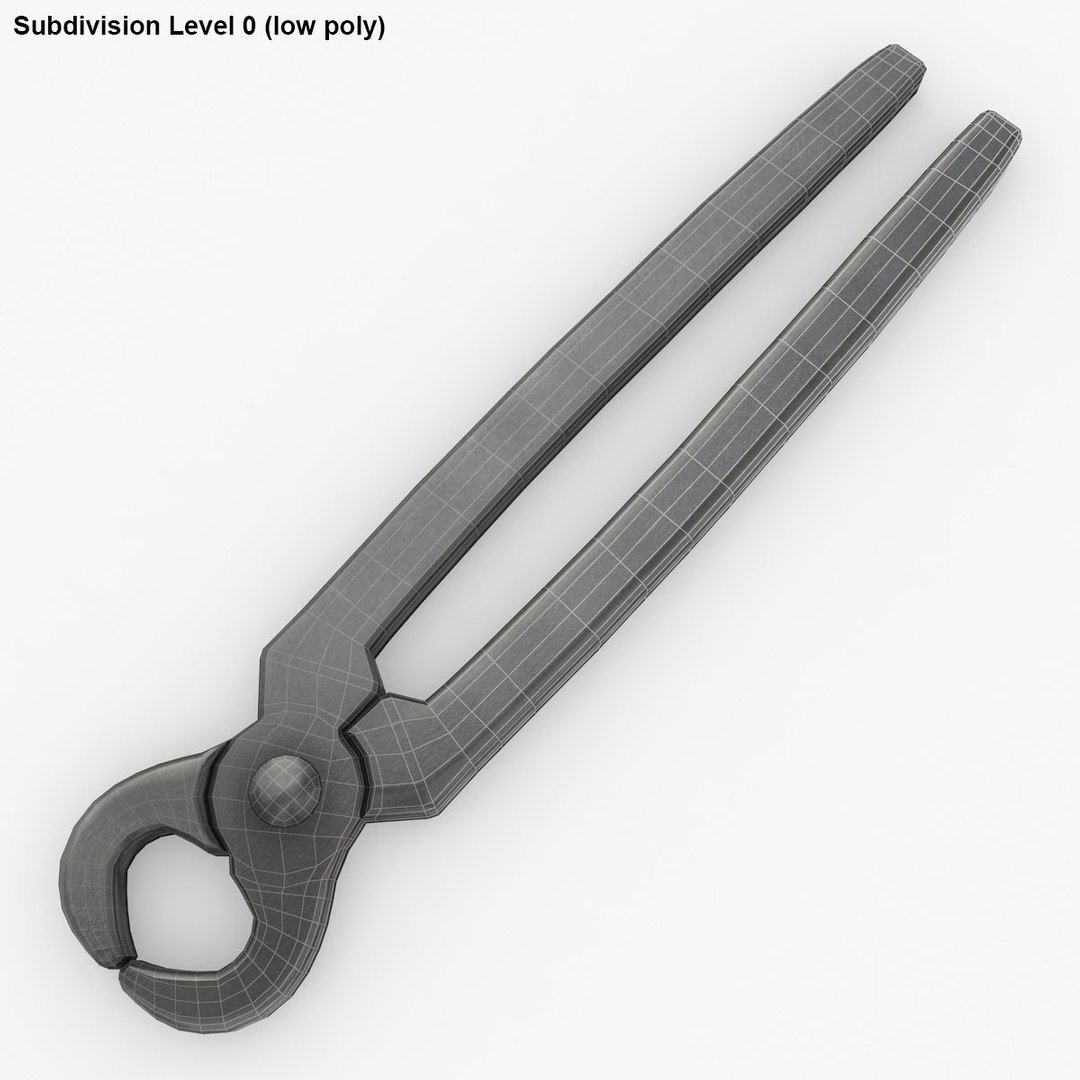 blacksmith tool 01 3d model