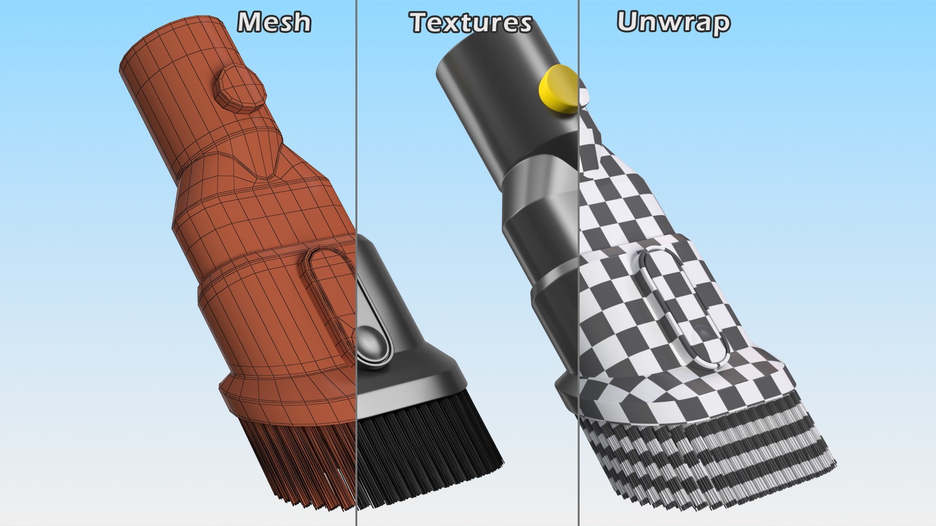 Vacuum Brush Model - TurboSquid 1845154