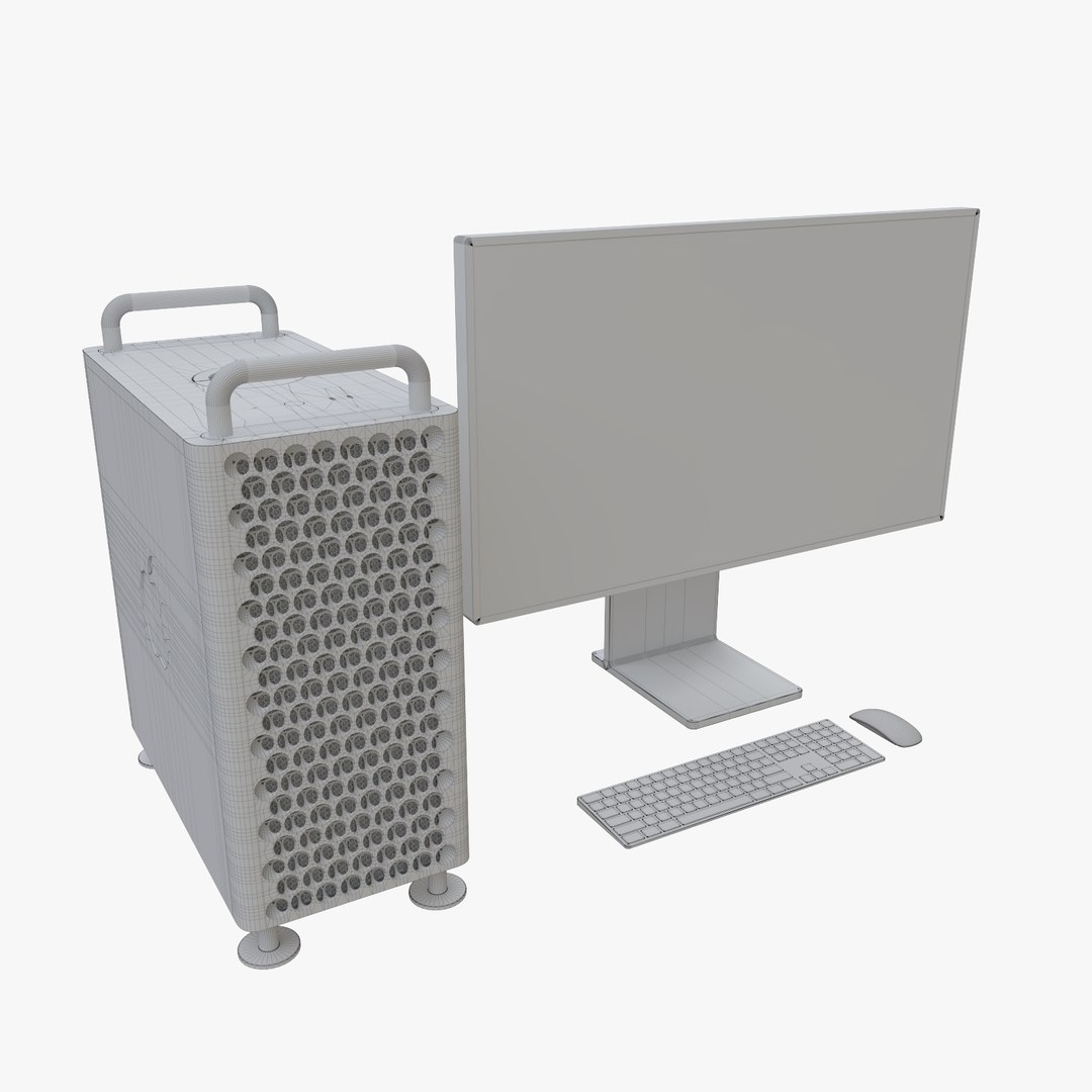 Realistic Mac Pro 2019 3D Model - TurboSquid 1418571