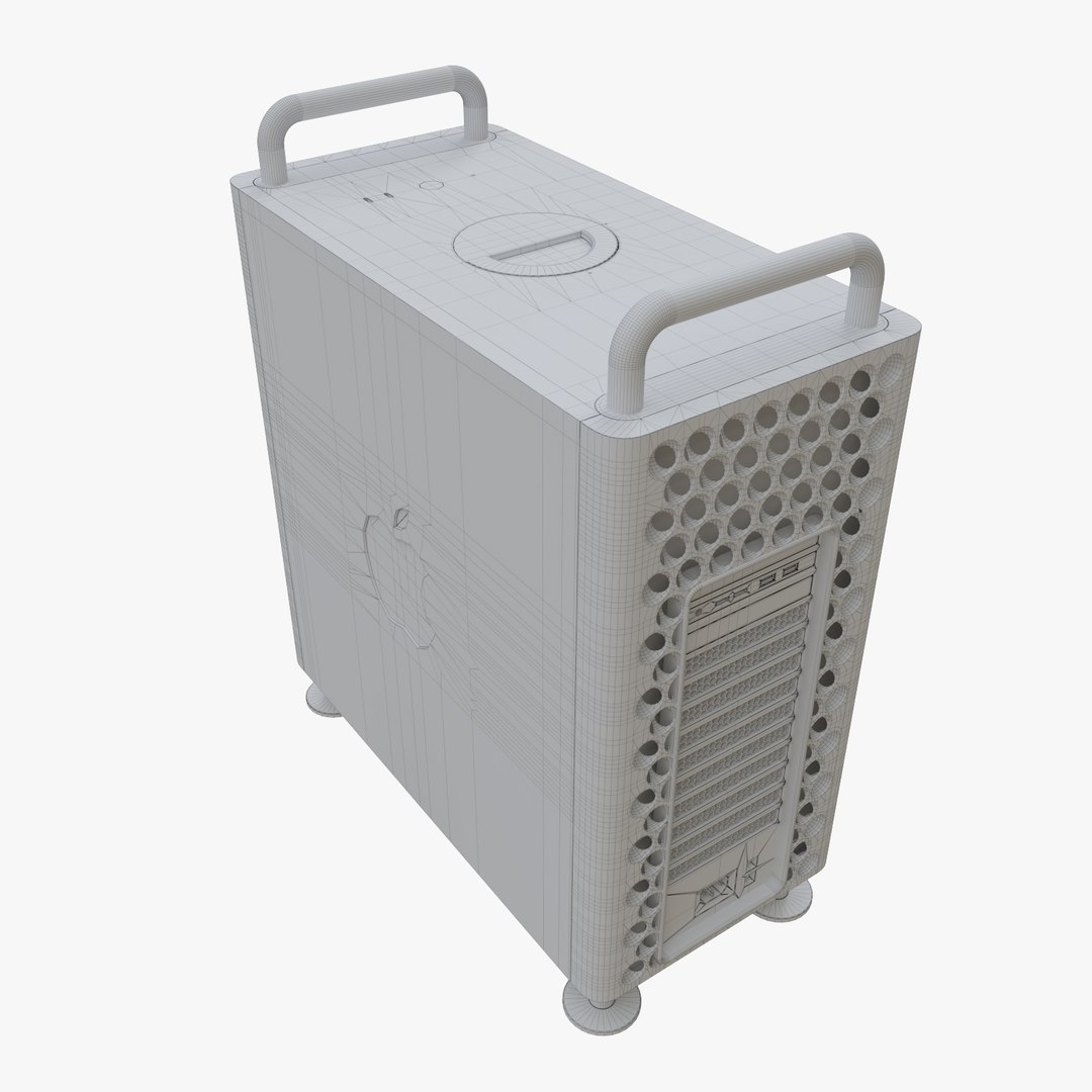 Realistic Mac Pro 2019 3D Model - TurboSquid 1418571