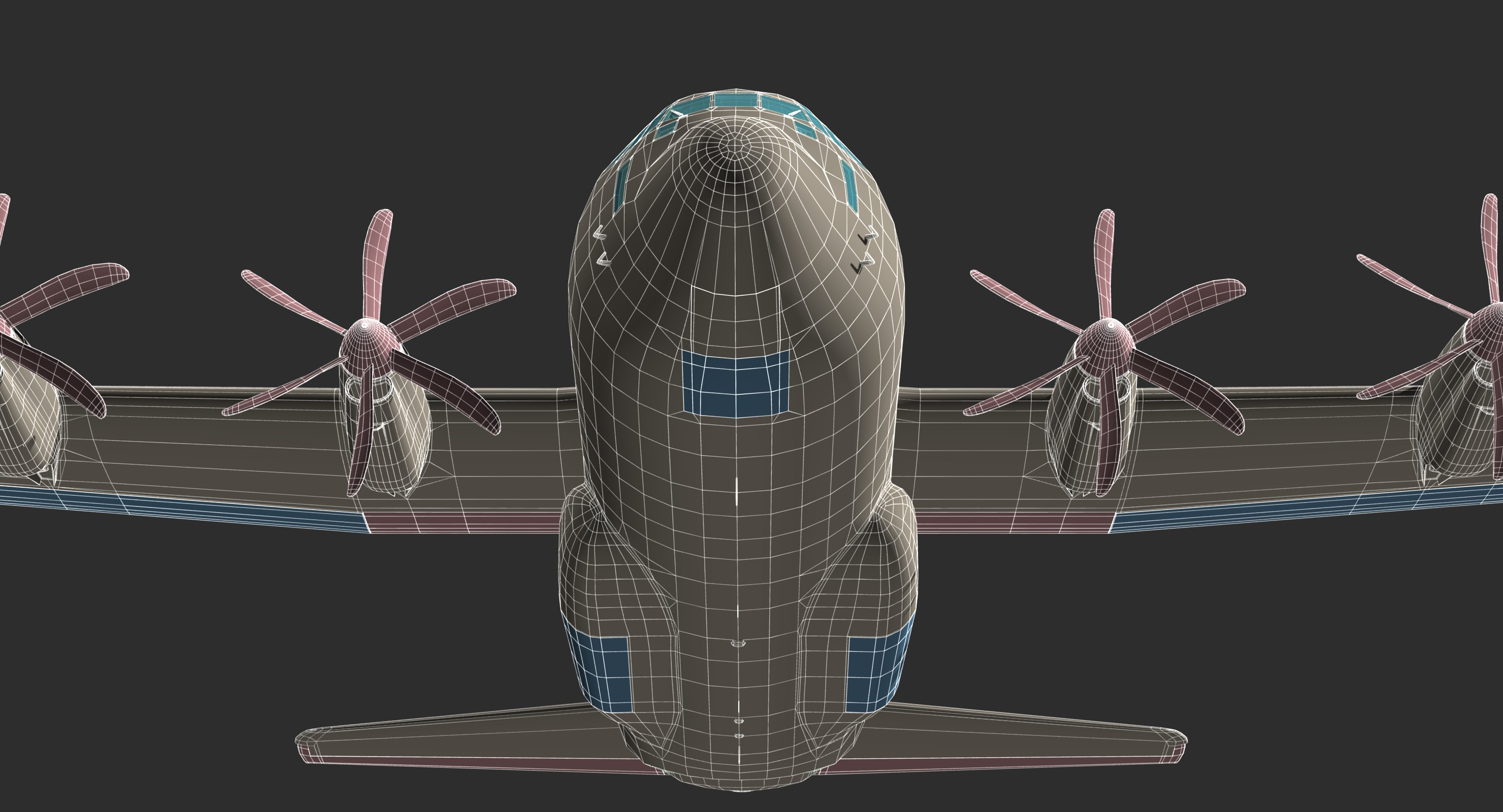 Hercules C130 Blue Angels 3D model - TurboSquid 1862502