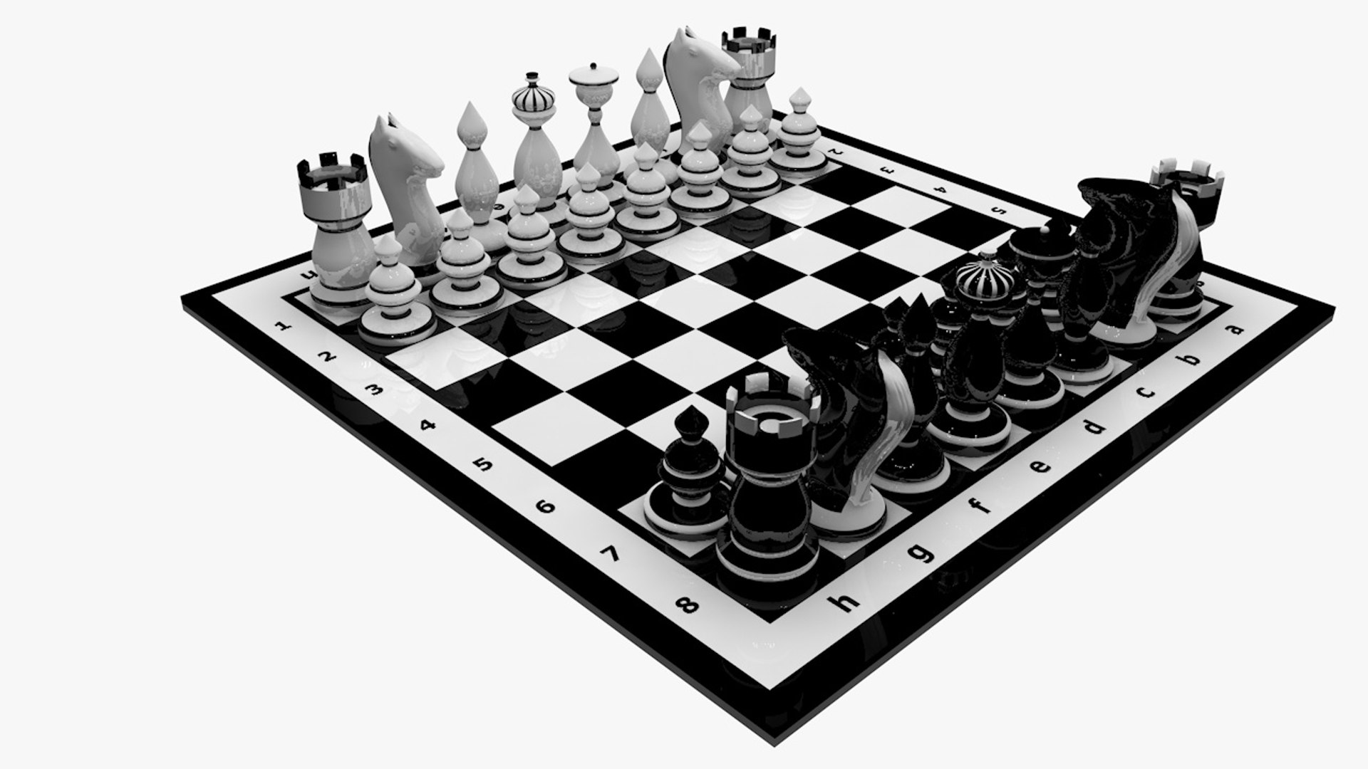 Chess Board C4d
