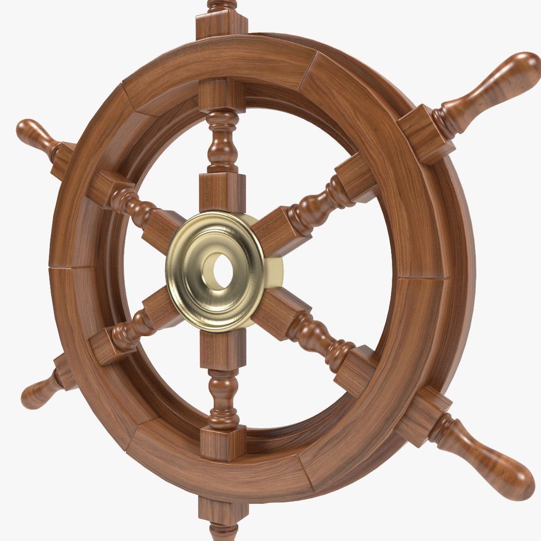 3d Model Ship S Helm