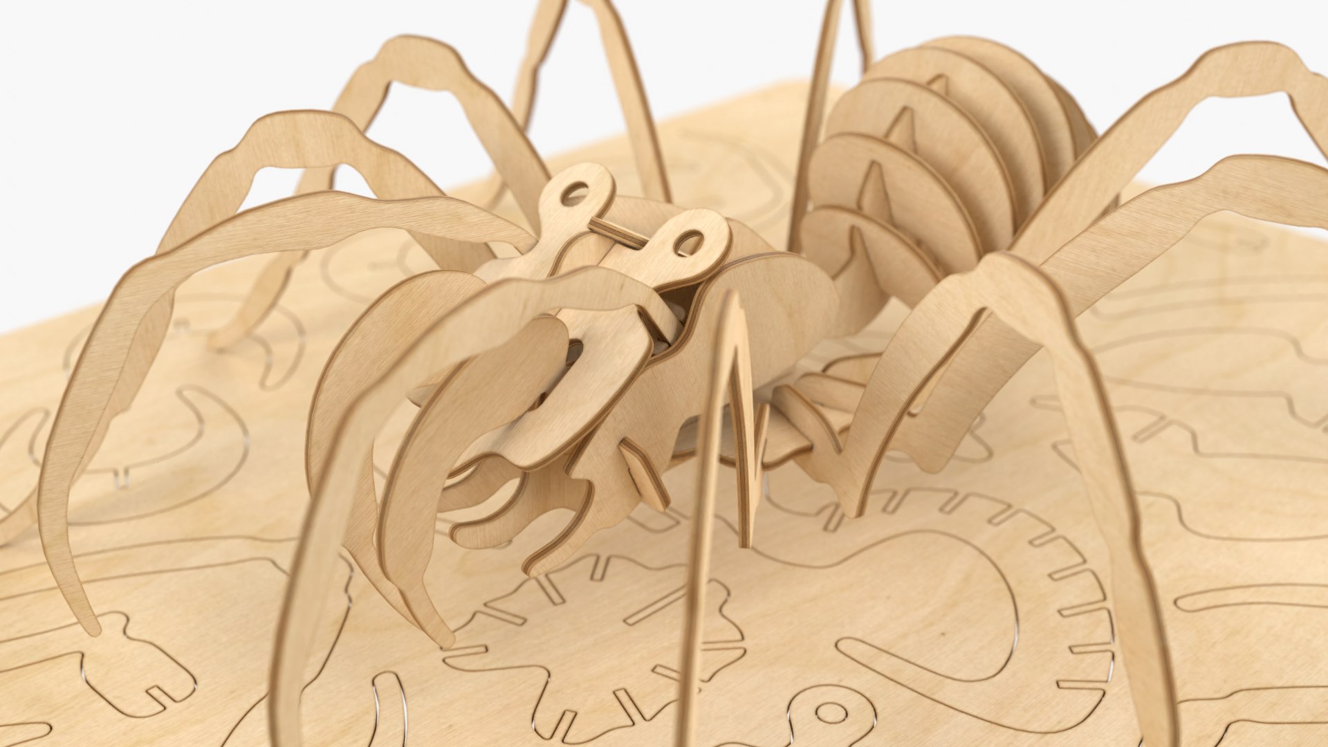 3D Spider Laser Cut - TurboSquid 2005341