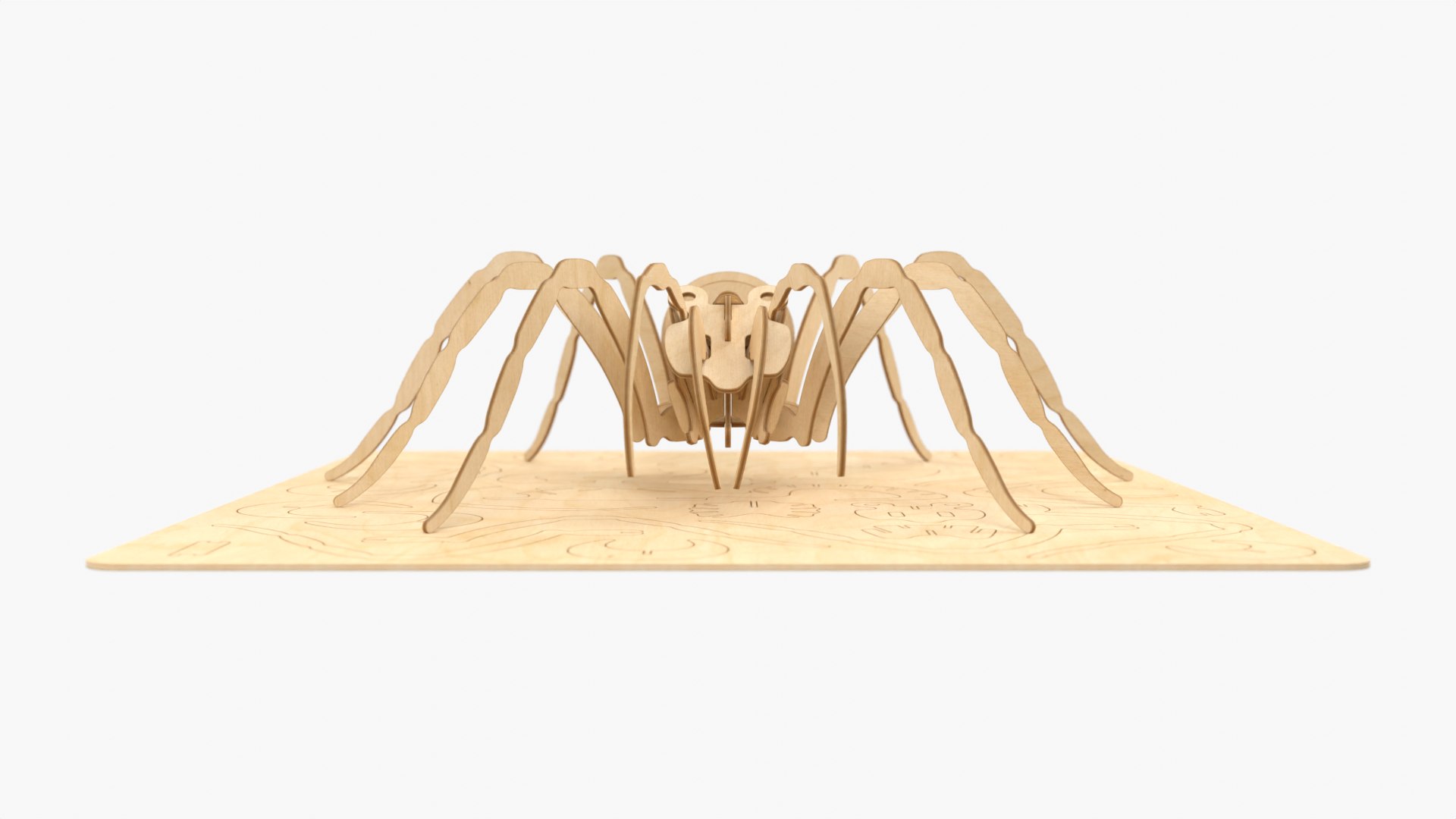 3D Spider Laser Cut - TurboSquid 2005341