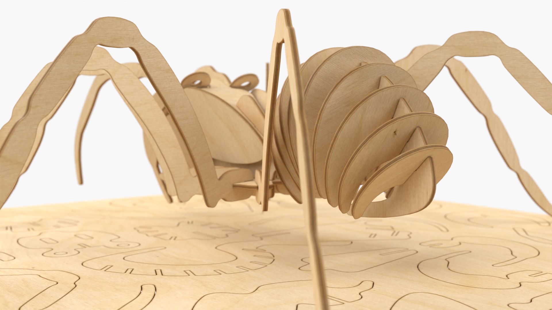 3D Spider Laser Cut - TurboSquid 2005341