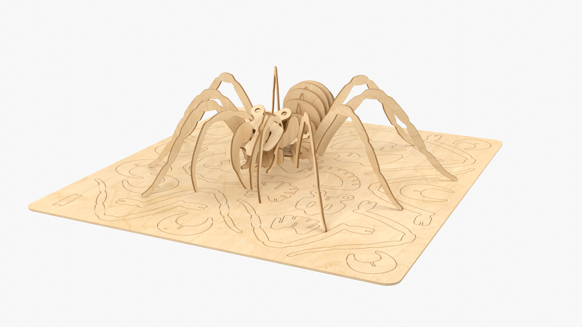3D Spider Laser Cut - TurboSquid 2005341