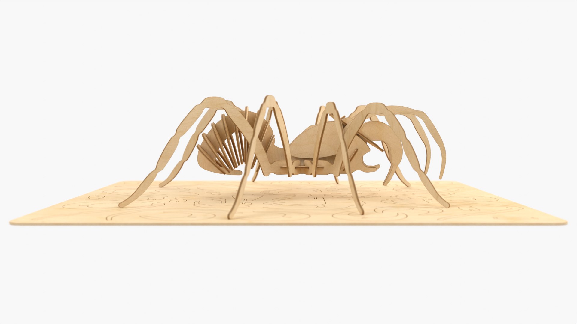 3D Spider Laser Cut - TurboSquid 2005341