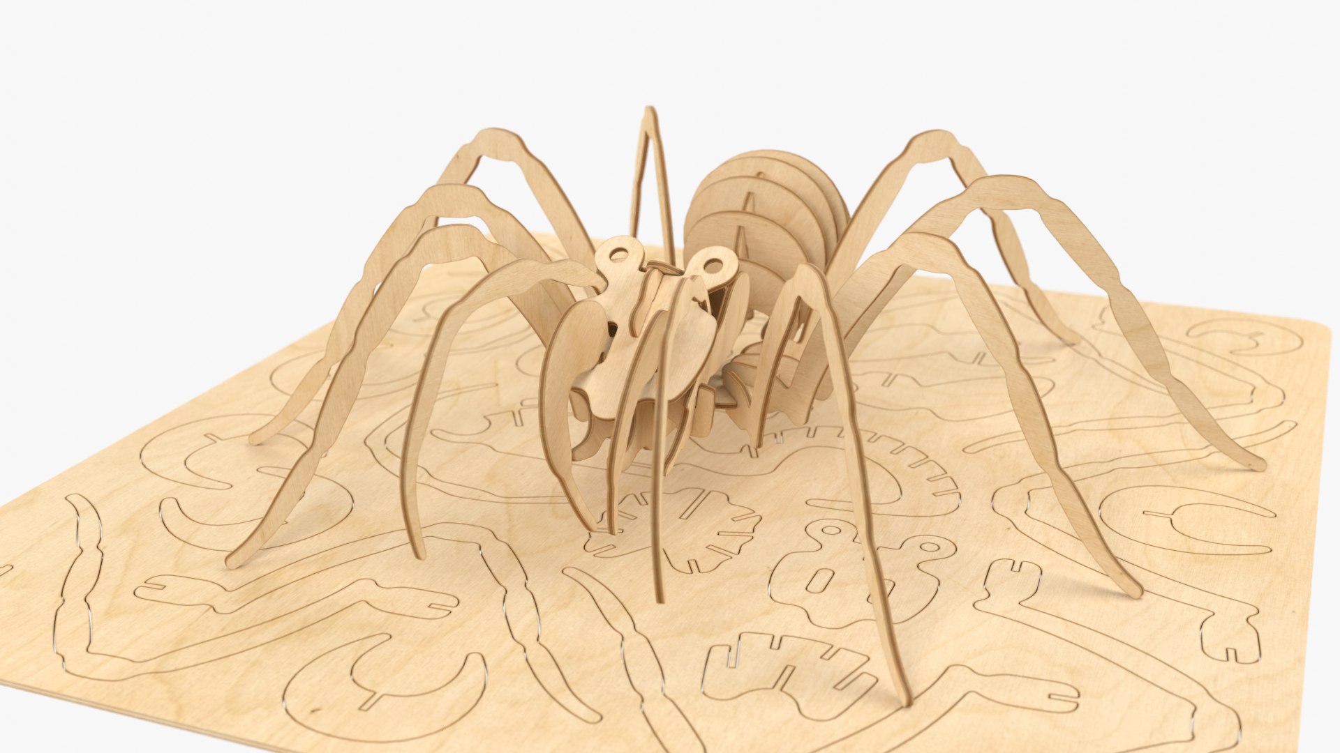 3D Spider Laser Cut - TurboSquid 2005341