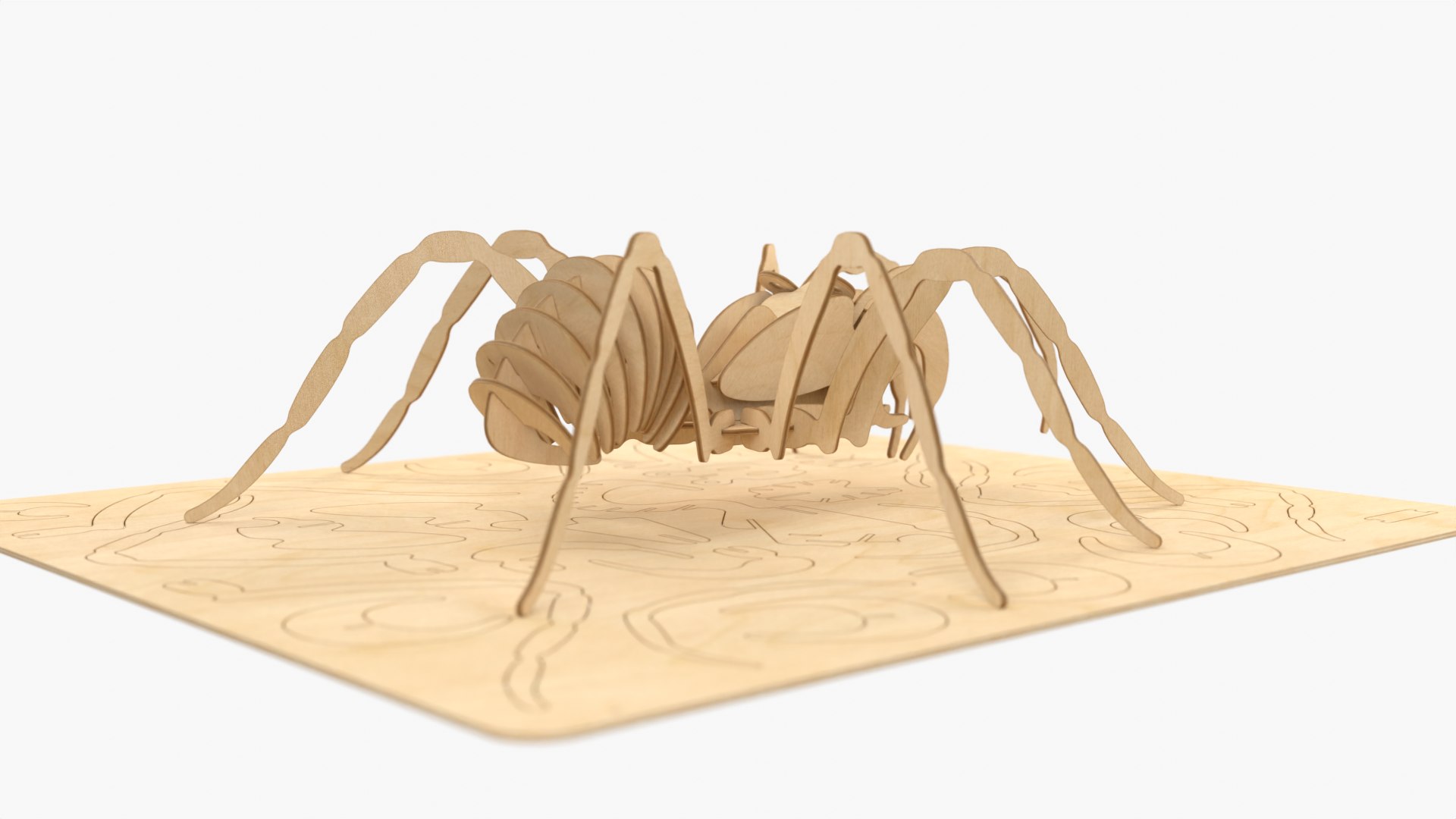 3D Spider Laser Cut - TurboSquid 2005341