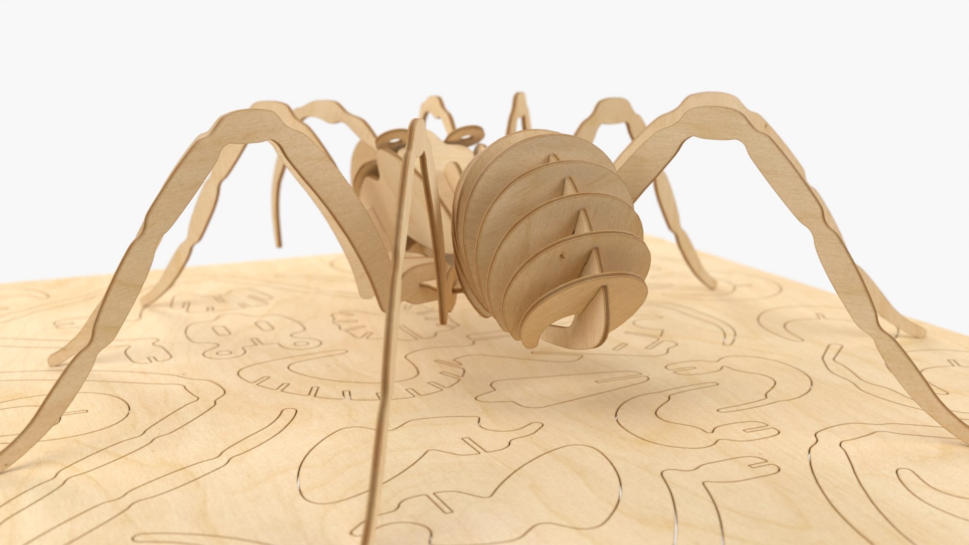 3D Spider Laser Cut - TurboSquid 2005341