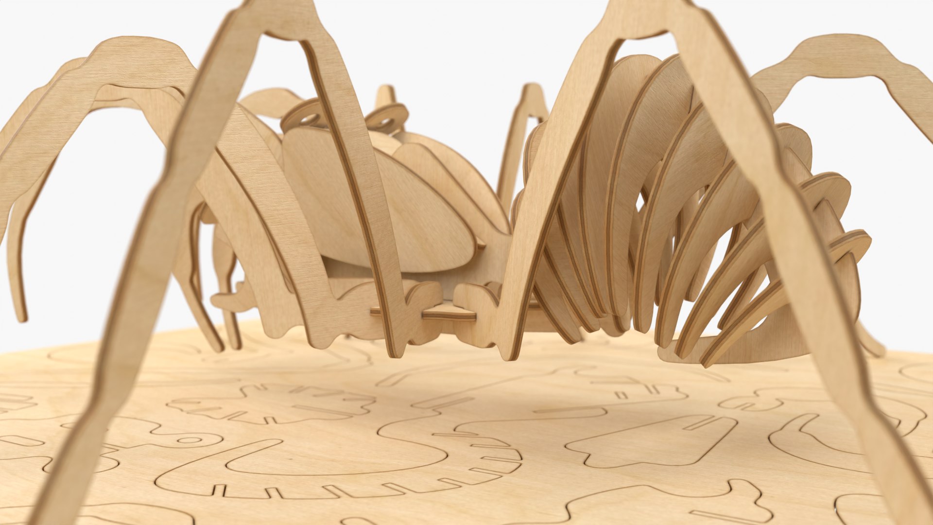 3D Spider Laser Cut - TurboSquid 2005341