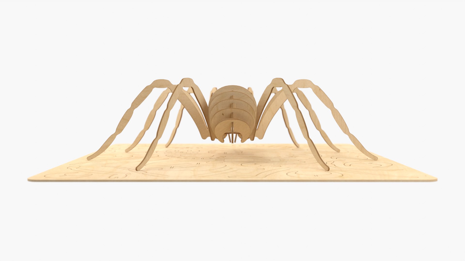 3D Spider Laser Cut - TurboSquid 2005341