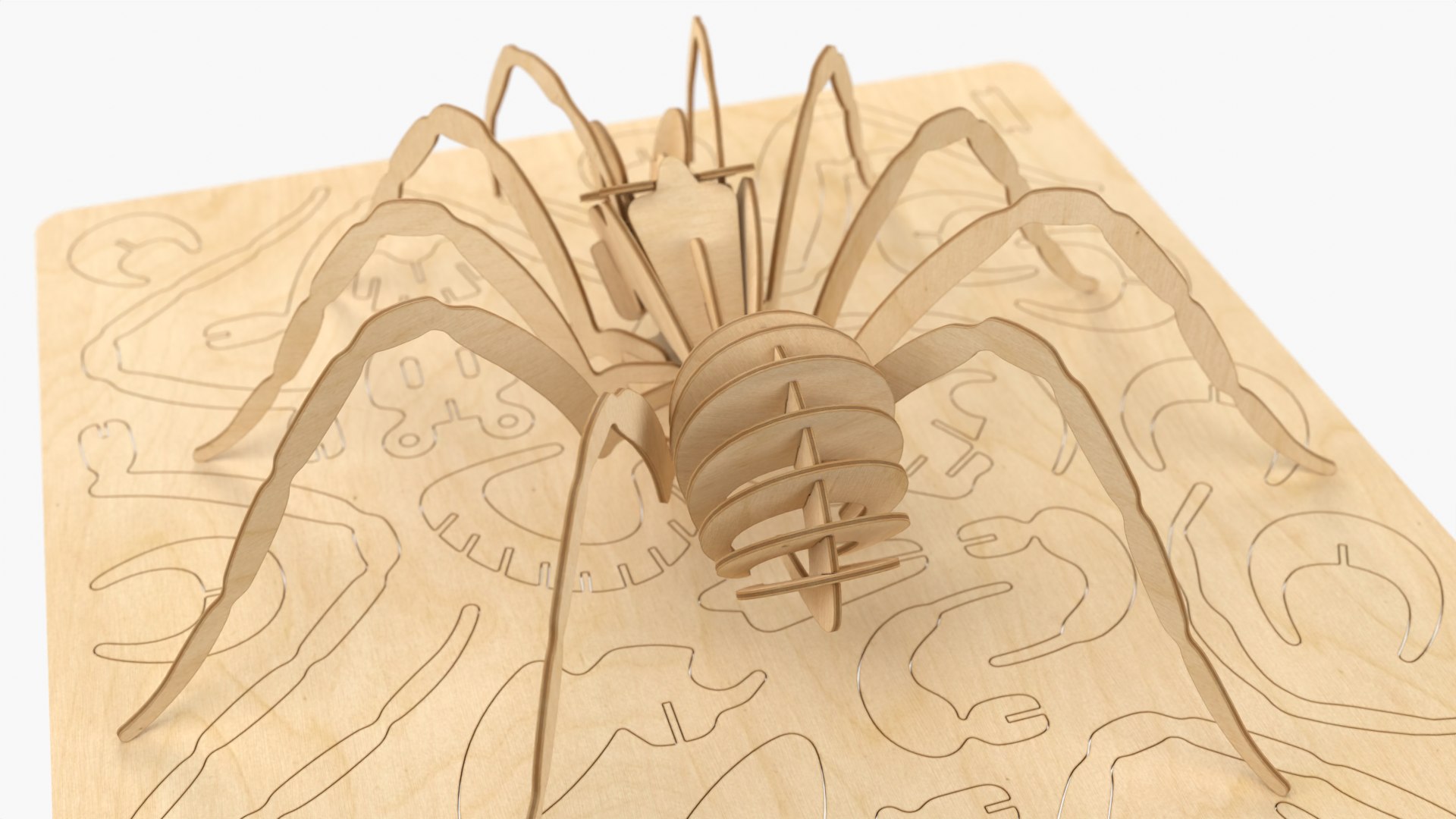 3D Spider Laser Cut - TurboSquid 2005341