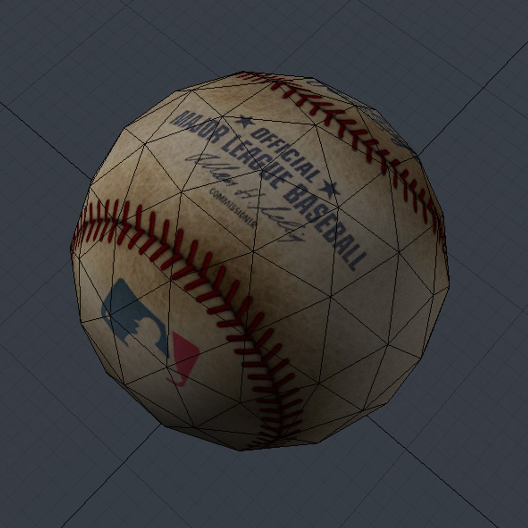 Baseball Clean Dirty 3d Model