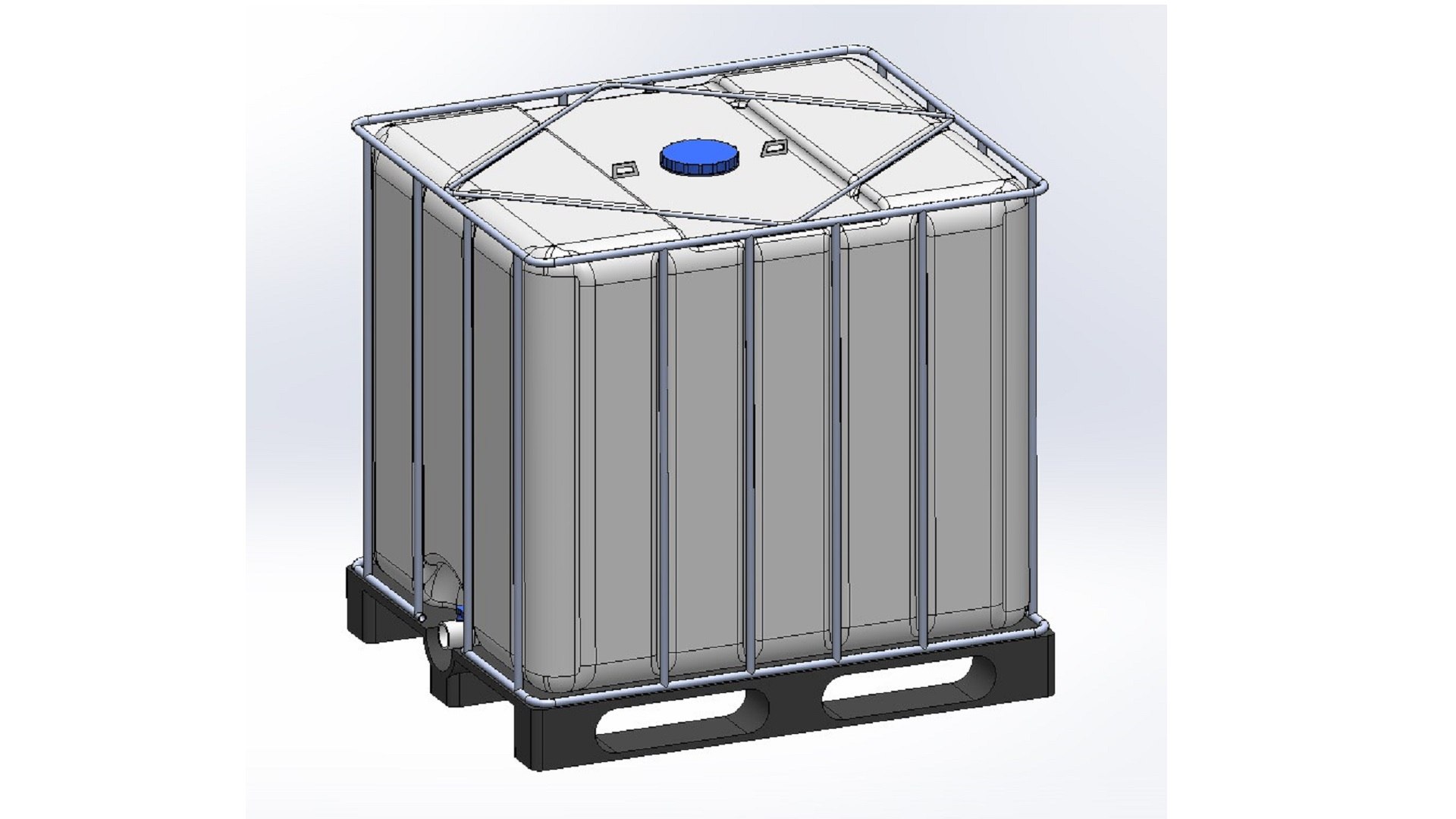 3D Ibc Container 1m3 - TurboSquid 1682391