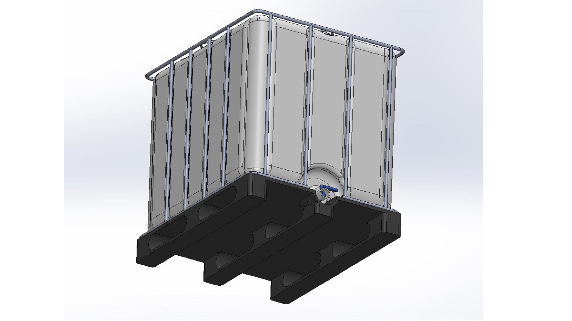 3D Ibc Container 1m3 - TurboSquid 1682391