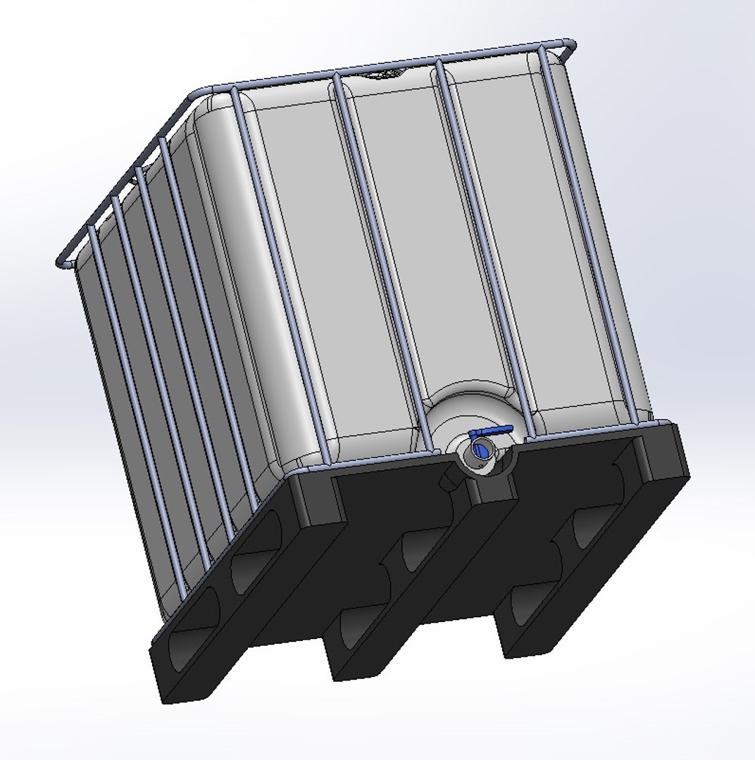 3D Ibc Container 1m3 - TurboSquid 1682391