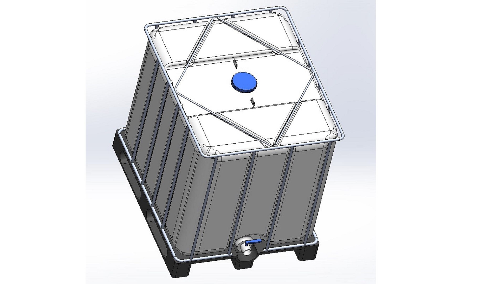 3D Ibc Container 1m3 - TurboSquid 1682391