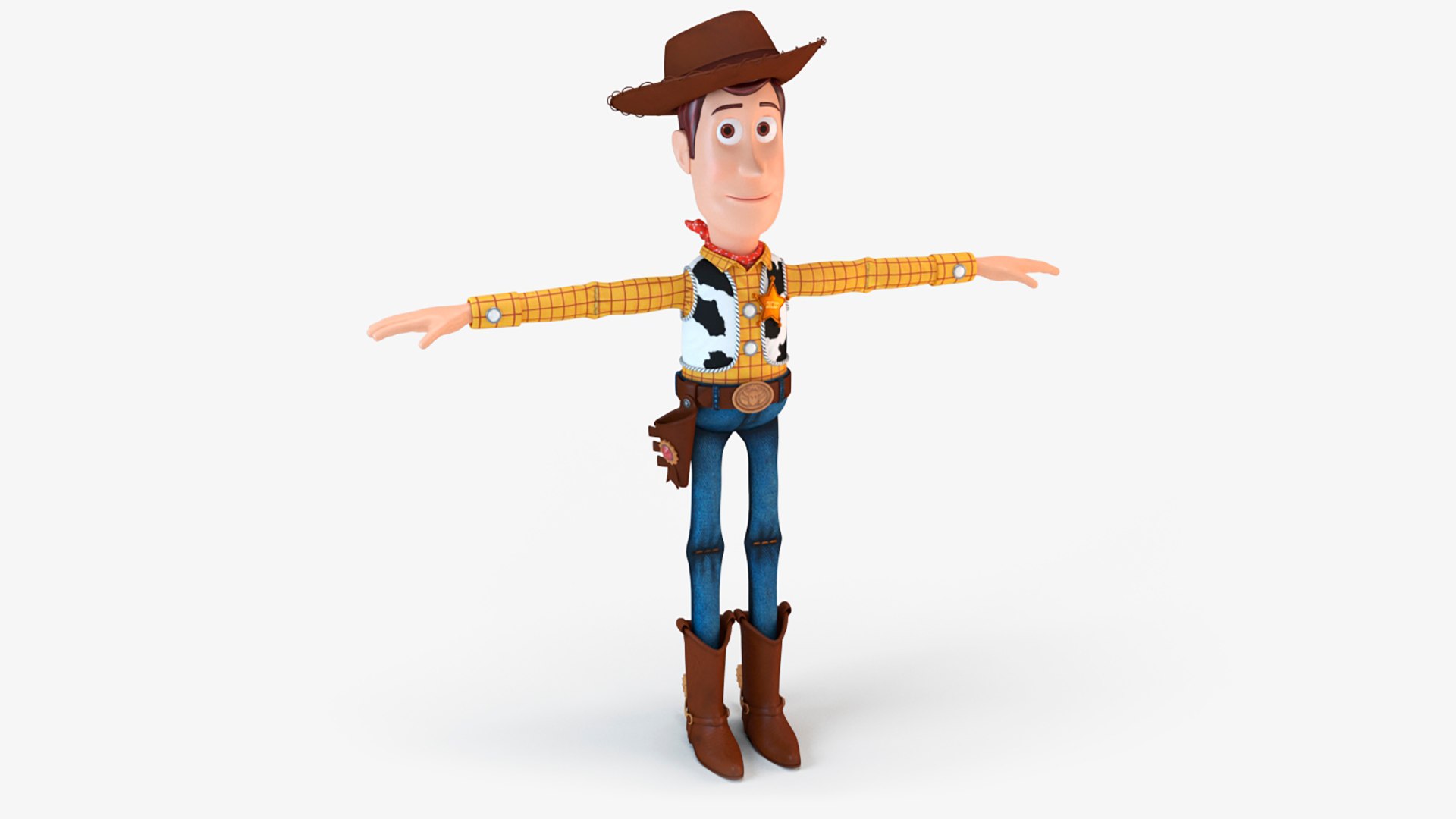 Sheriff Woody 3D - TurboSquid 1265139